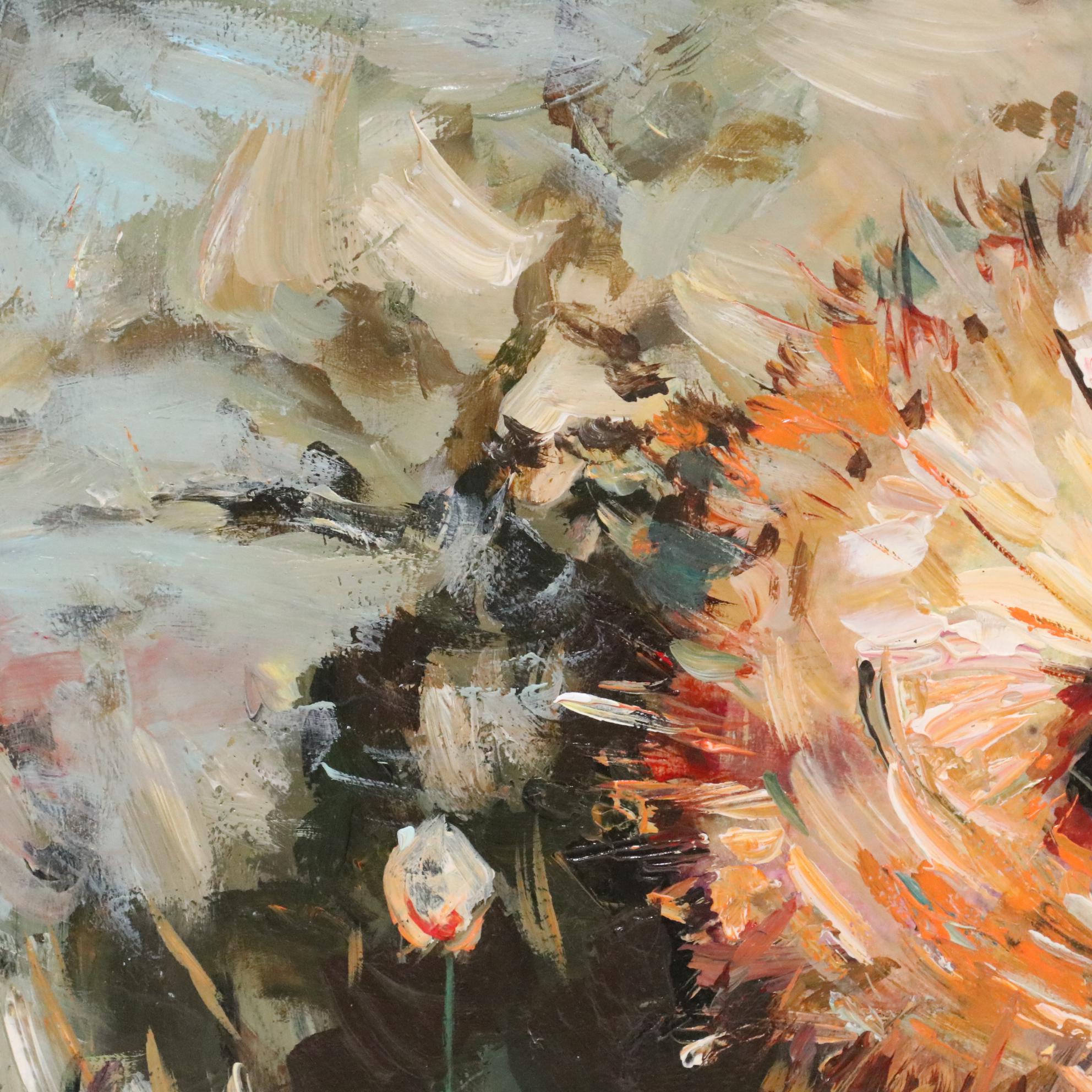 Adam Deda Landscape Oil Painting "Dandelions," 2002 | EBTH