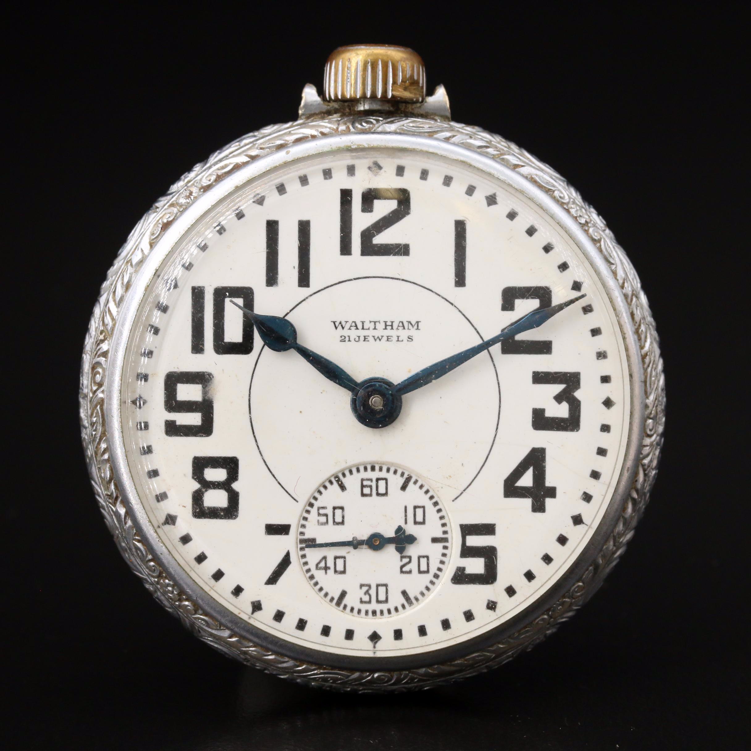 1932 Waltham Riverside Pocket Watch | EBTH
