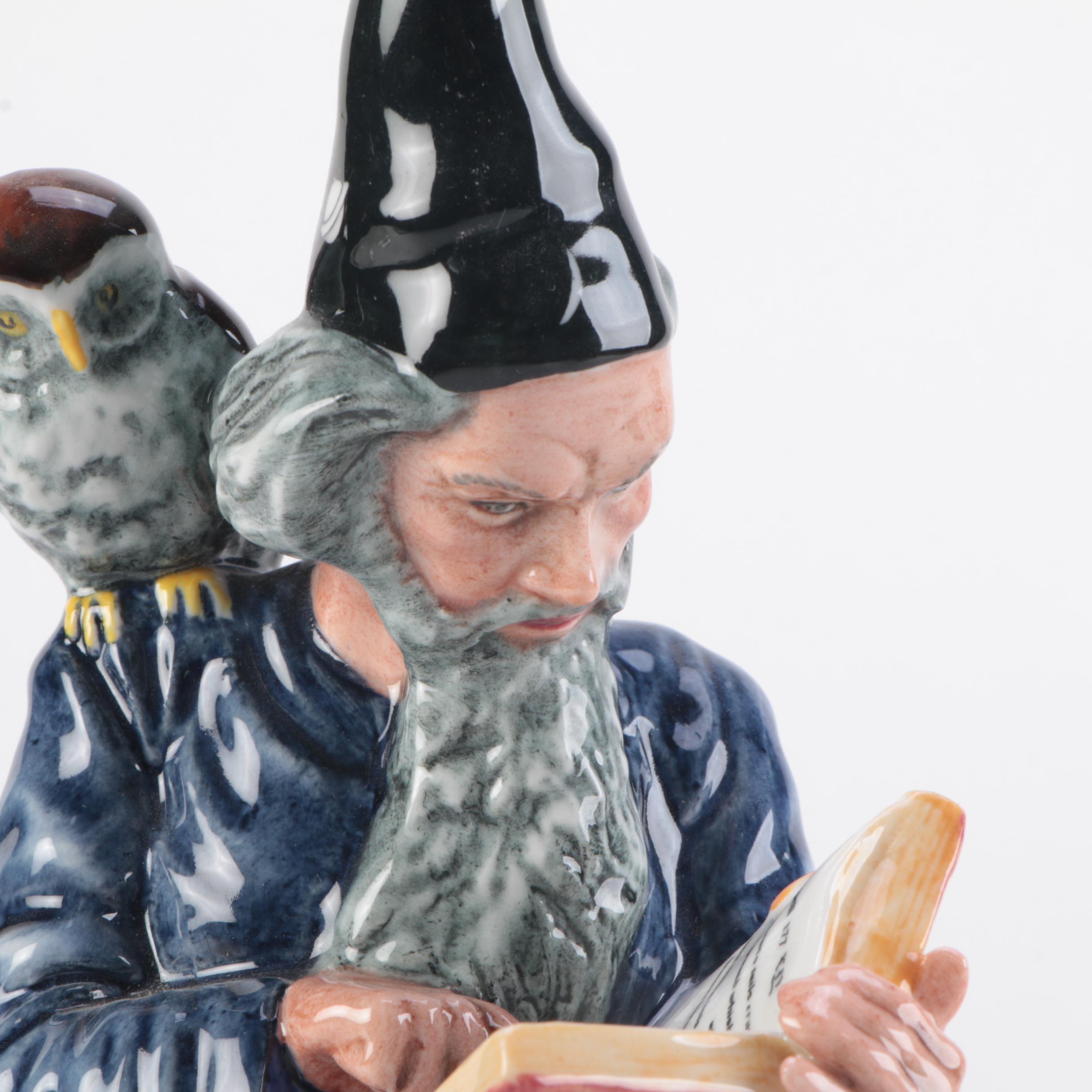 Royal Doulton "The Wizard" Ceramic Figurine, Late 20th Century | EBTH