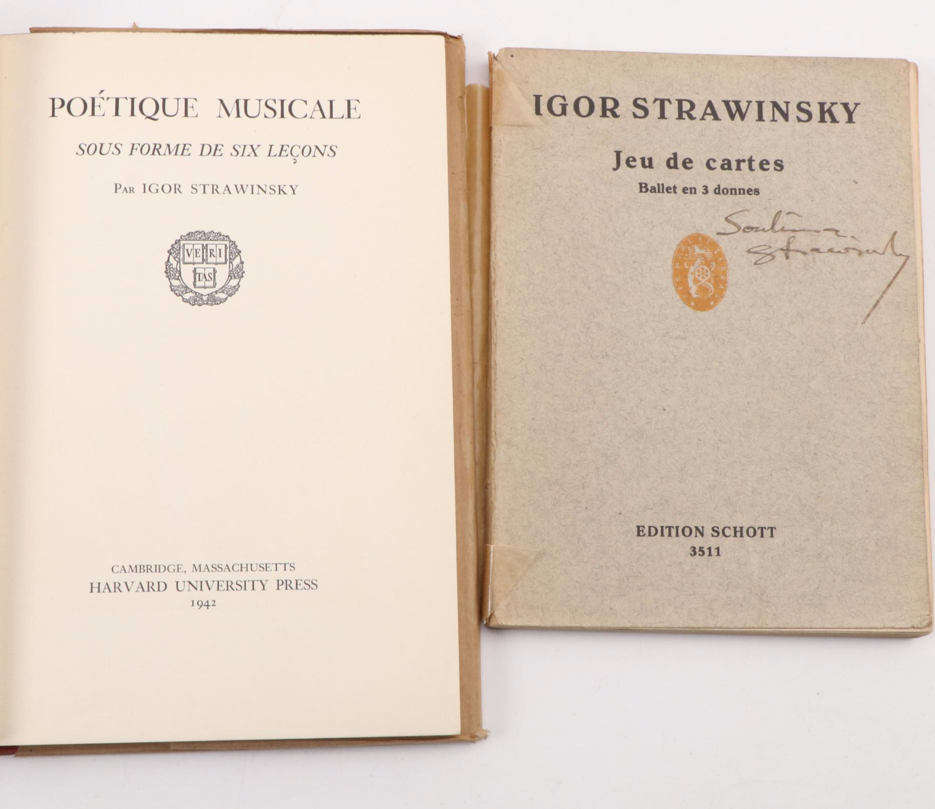 Signed "Orpheus" Ballet Score by Igor Stravinsky and More | EBTH