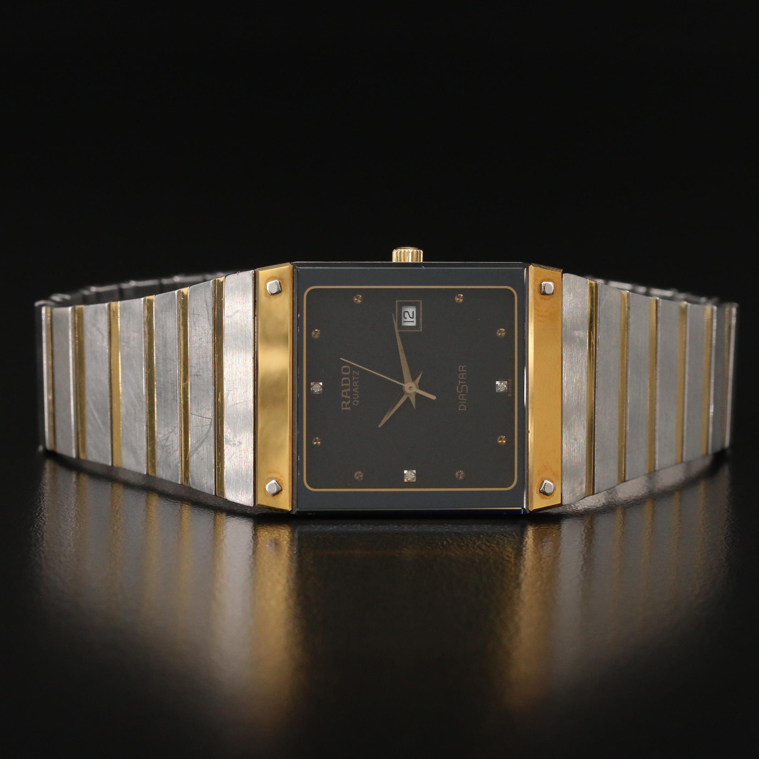 Rado "Diastar" Two-Tone Stainless Steel Quartz Wristwatch | EBTH