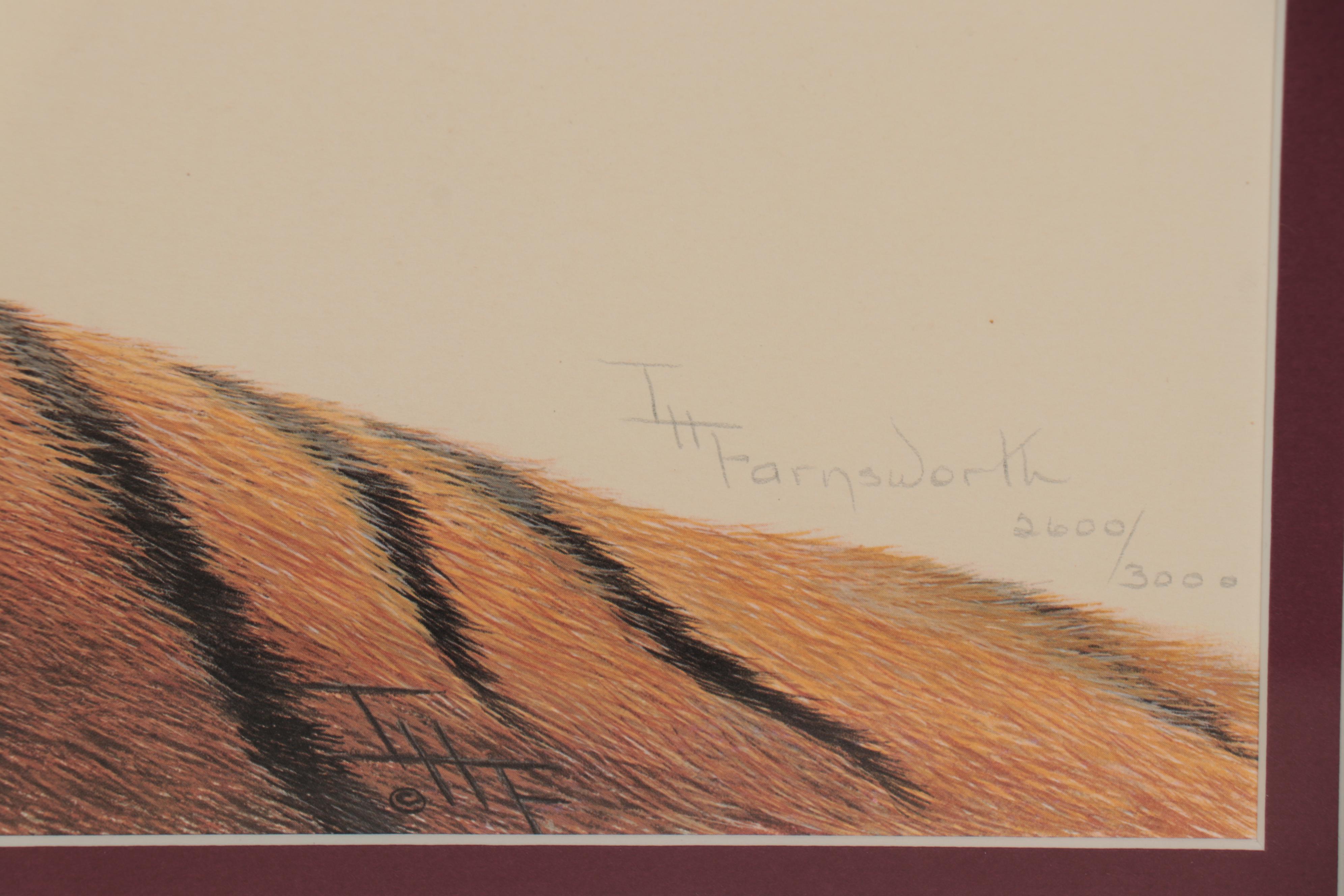 Imogene Hudson Farnsworth Offset Lithograph "The Bengal Tiger" | EBTH