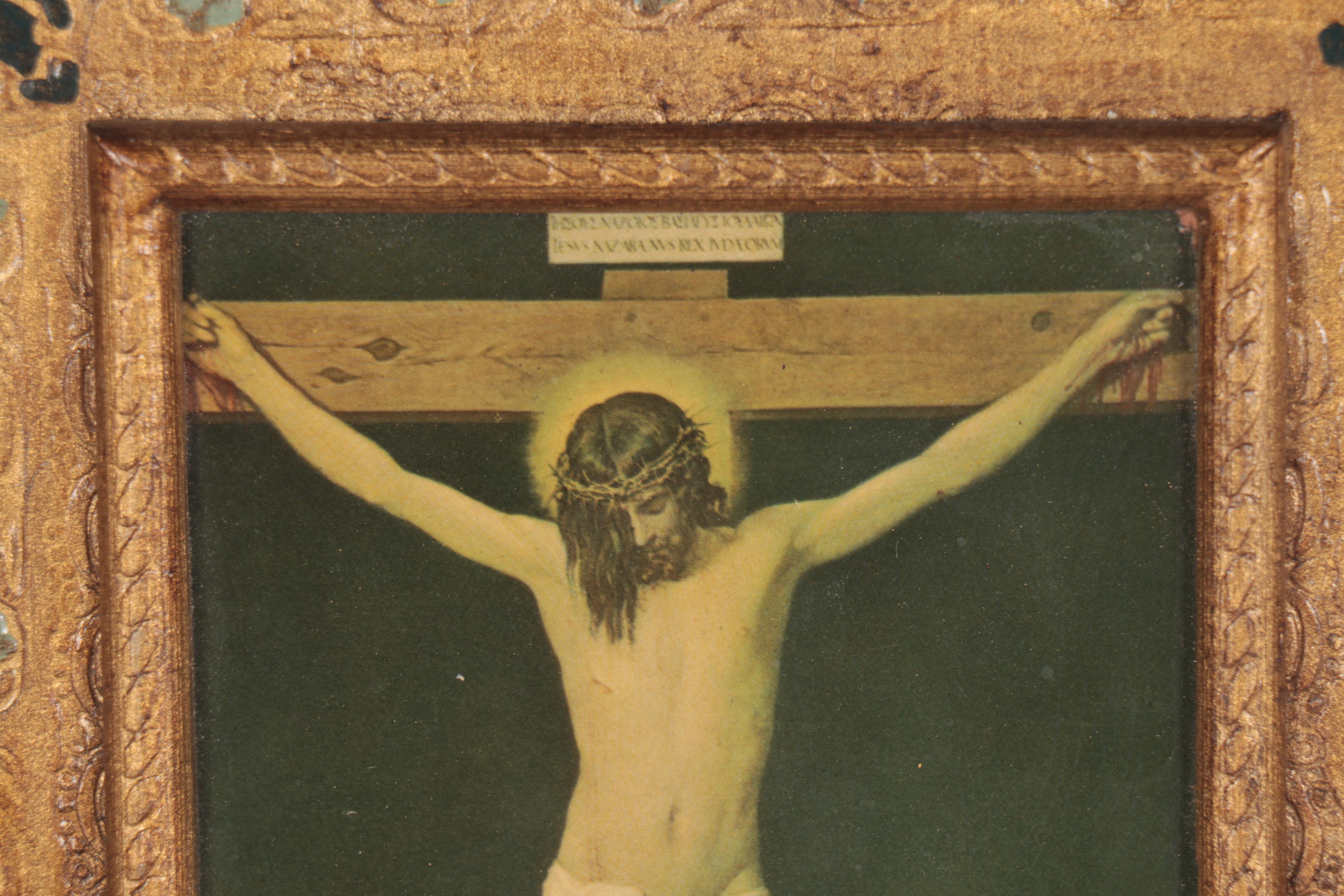 Offset Lithograph after Diego Velazquez "View of Jesus on the Cross" | EBTH