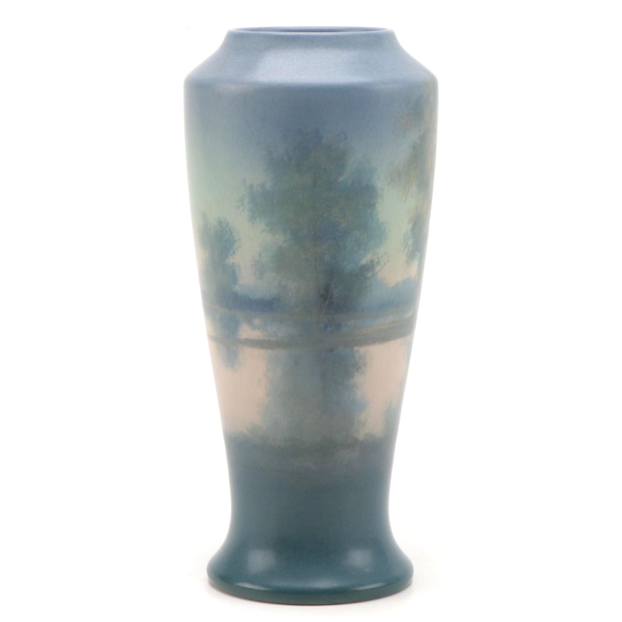Edward George Diers for Rookwood Pottery Scenic Vellum Vase, 1920 | EBTH