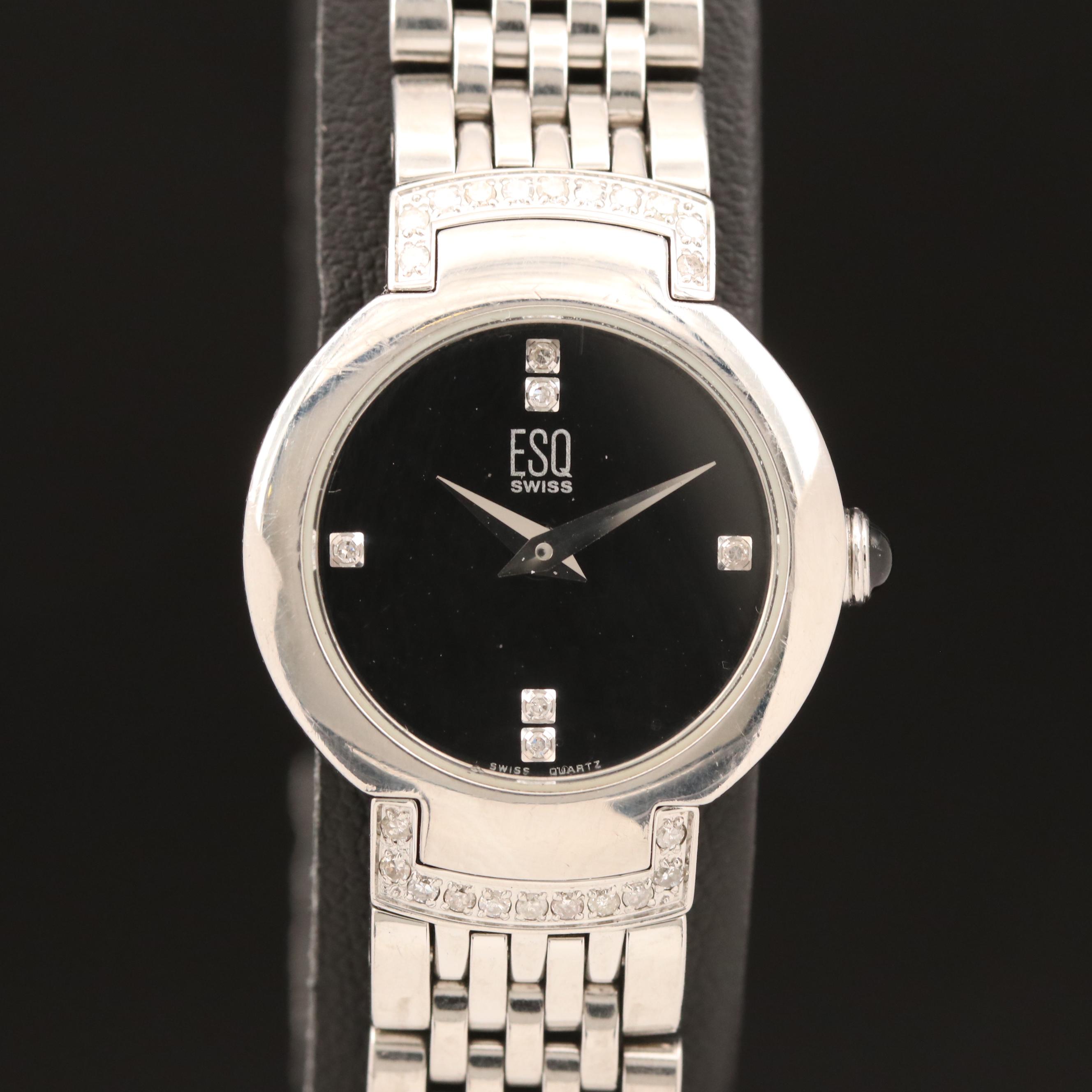ESQ Swiss Diamond Quartz Wristwatch | EBTH