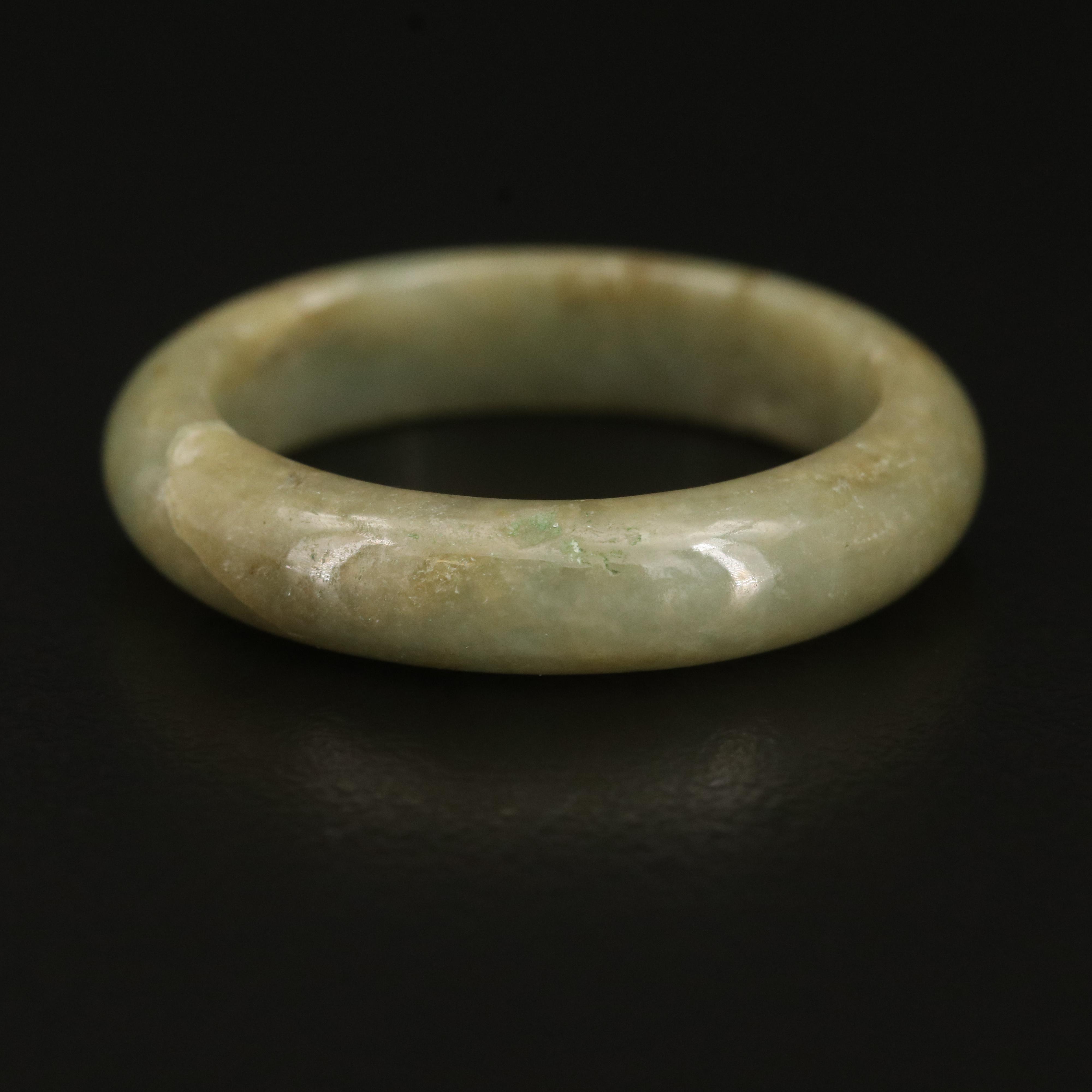 Hololith Jadeite Rings | EBTH
