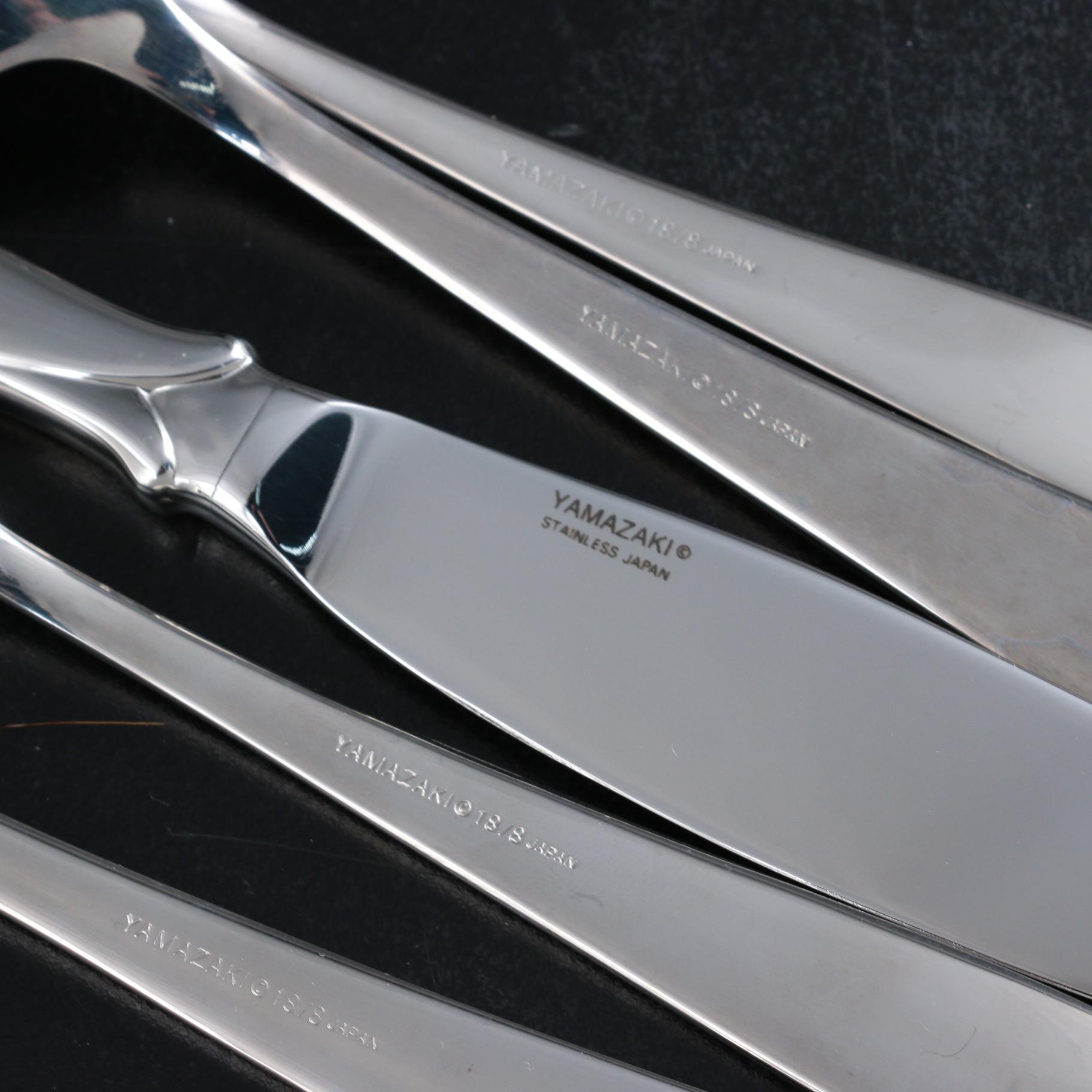 Yamazaki "Florian" Stainless Steel Flatware, 1988–1992 | EBTH