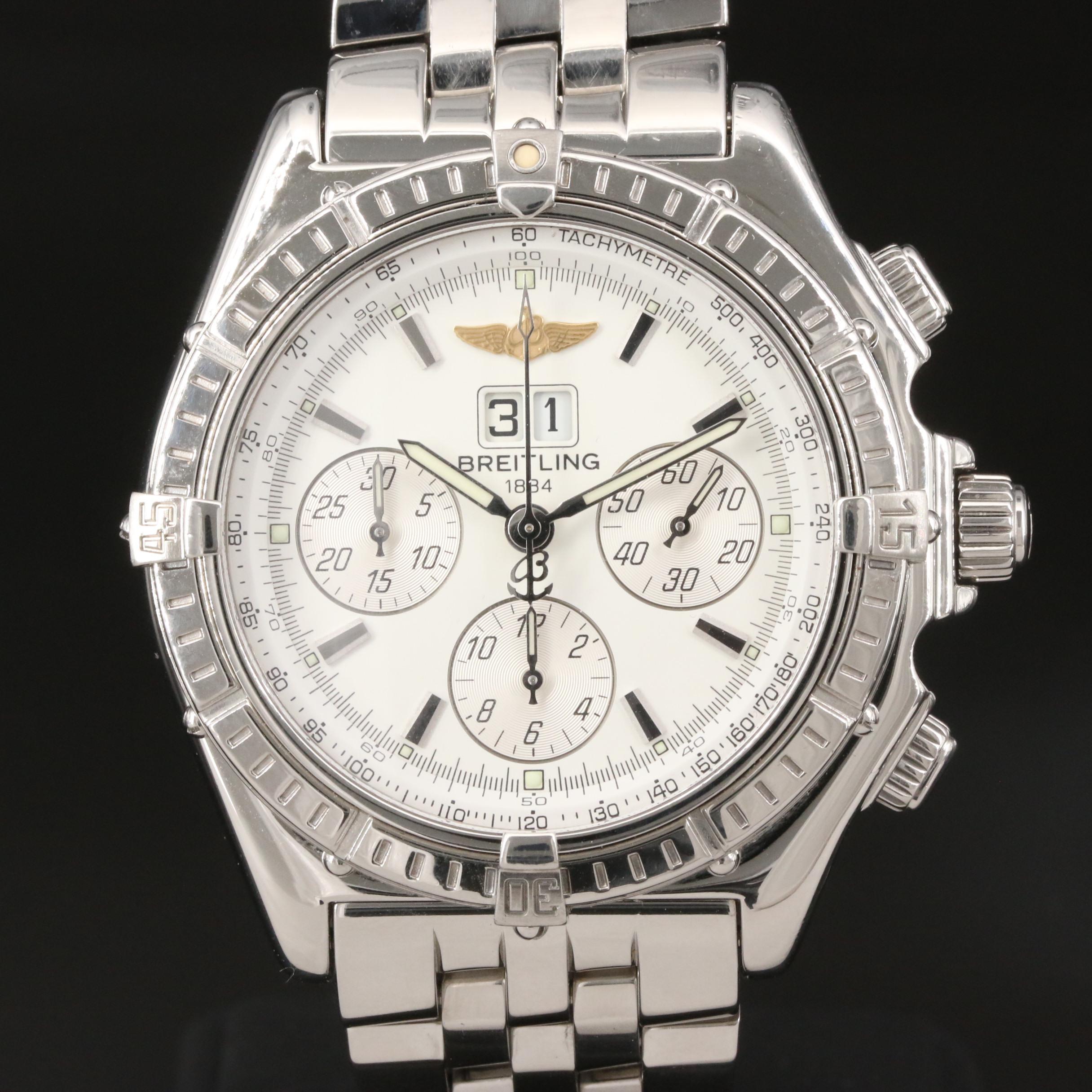 Breitling Crosswind Special Stainless Steel Automatic Chronograph ...