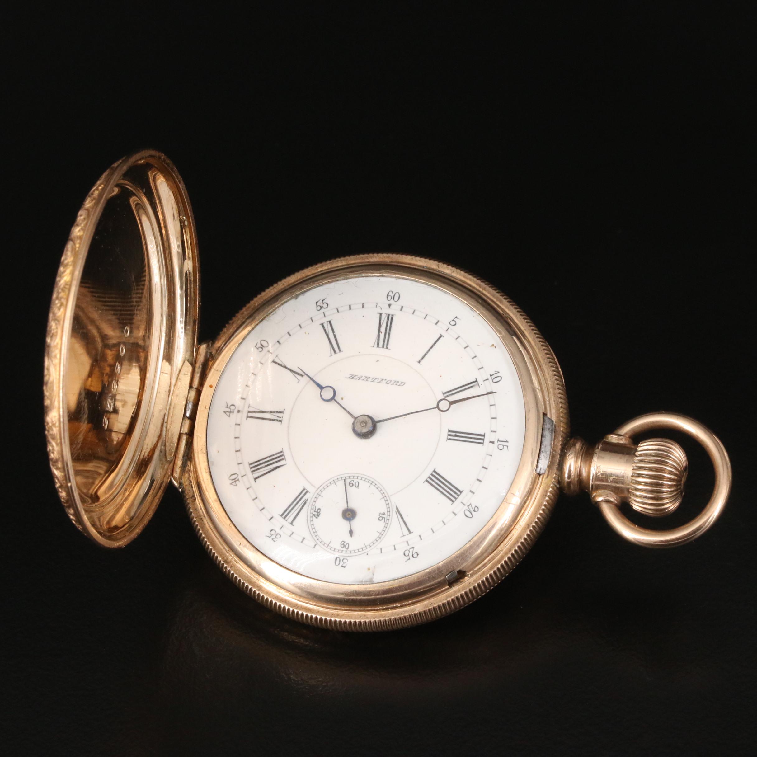 "Swiss Fake" Hartford Pocket Watch | EBTH