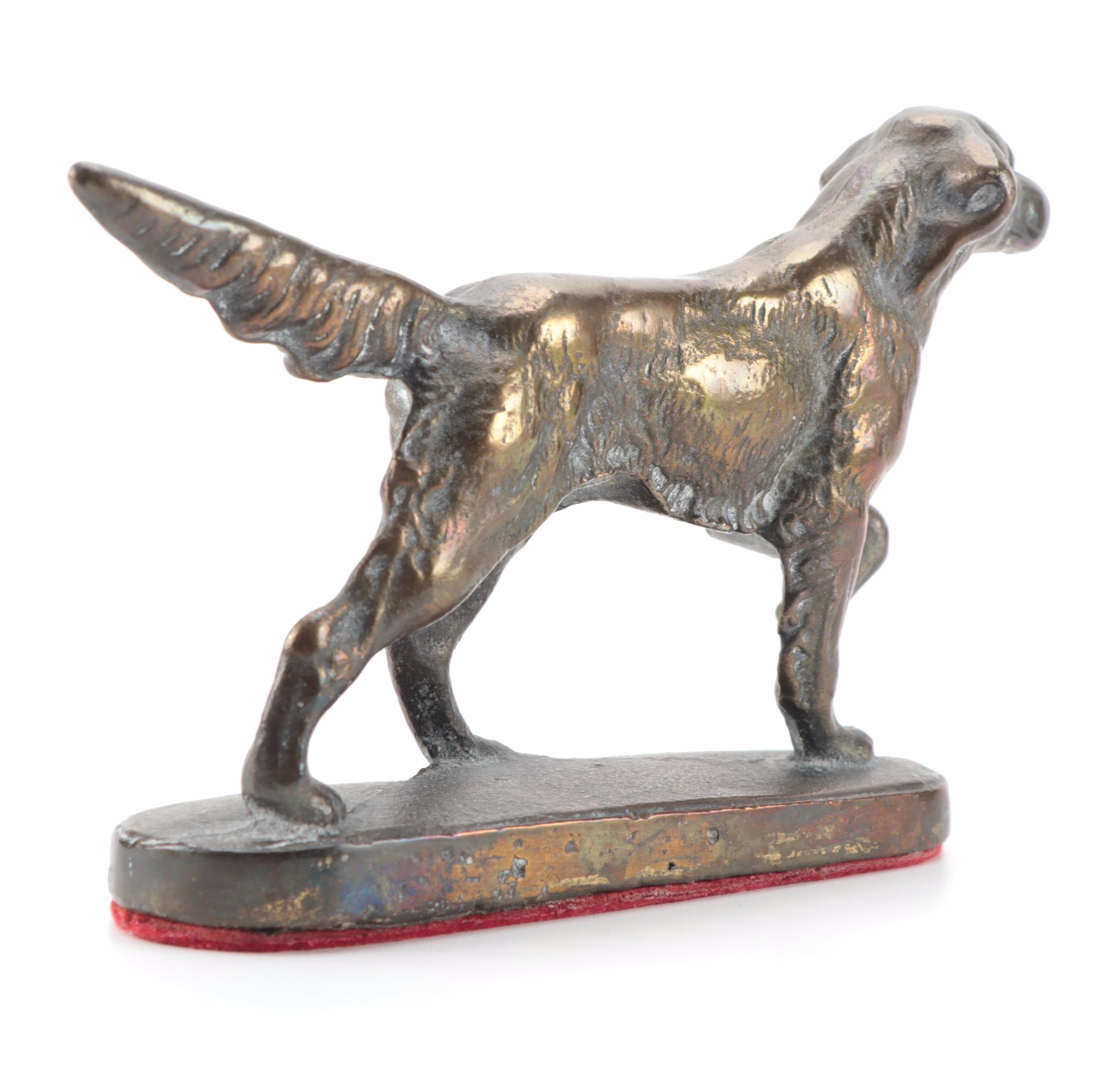 Cast Iron Sporting Dog Figurine, 20th Century | EBTH