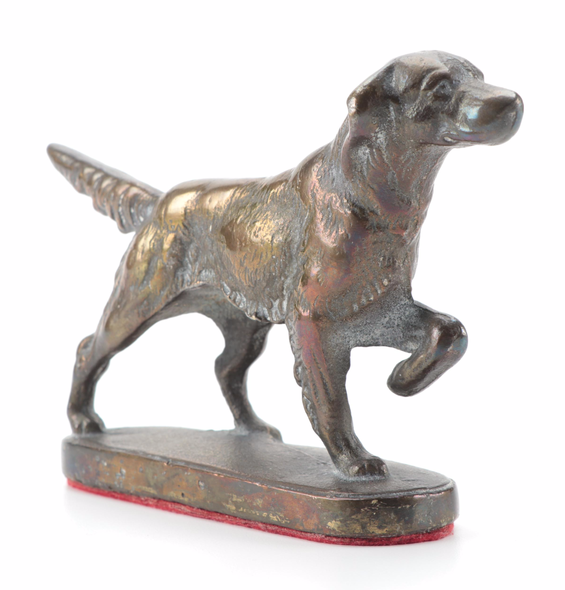 Cast Iron Sporting Dog Figurine, 20th Century | EBTH