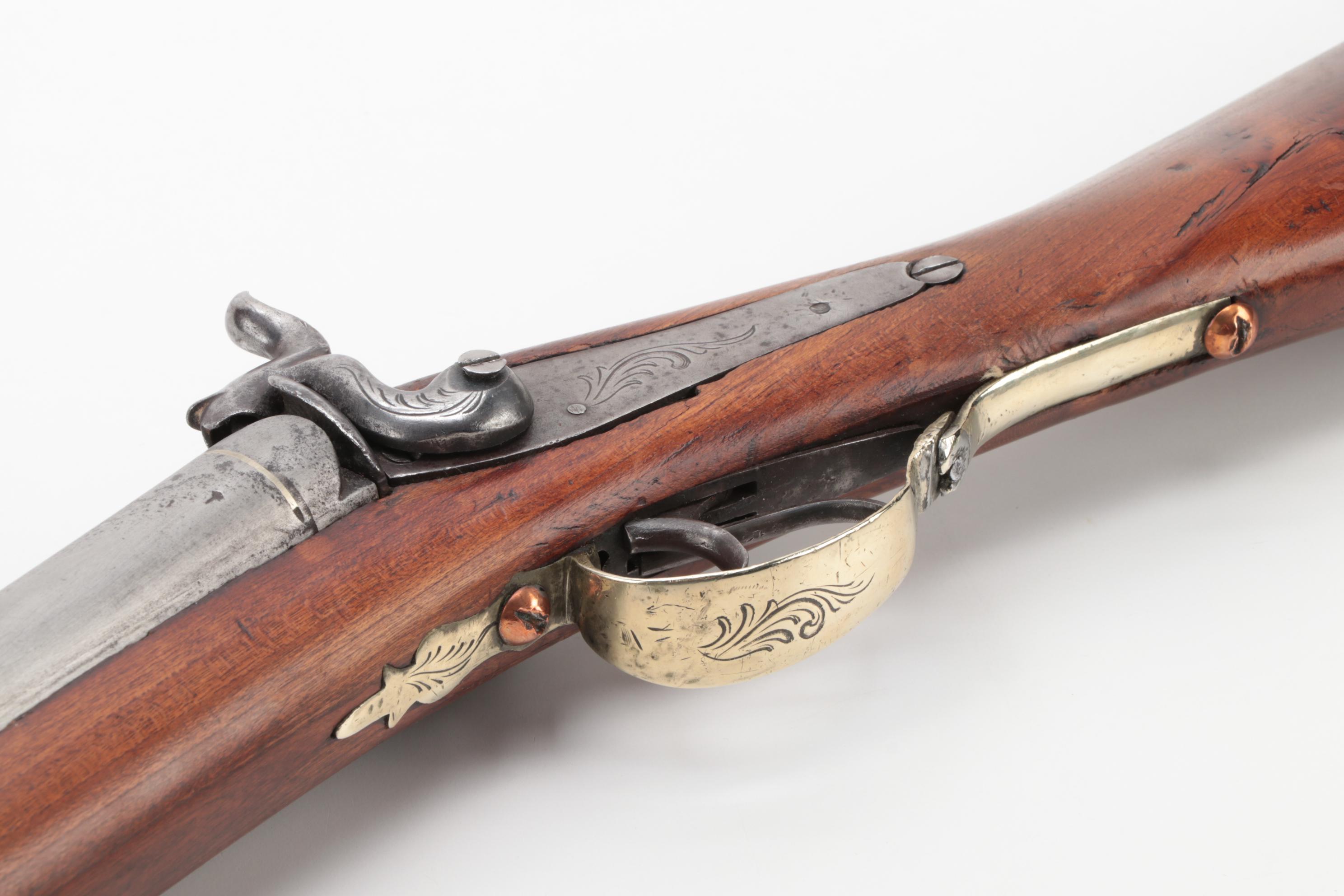 Antique Percussion Cap Side by Side Shotgun | EBTH