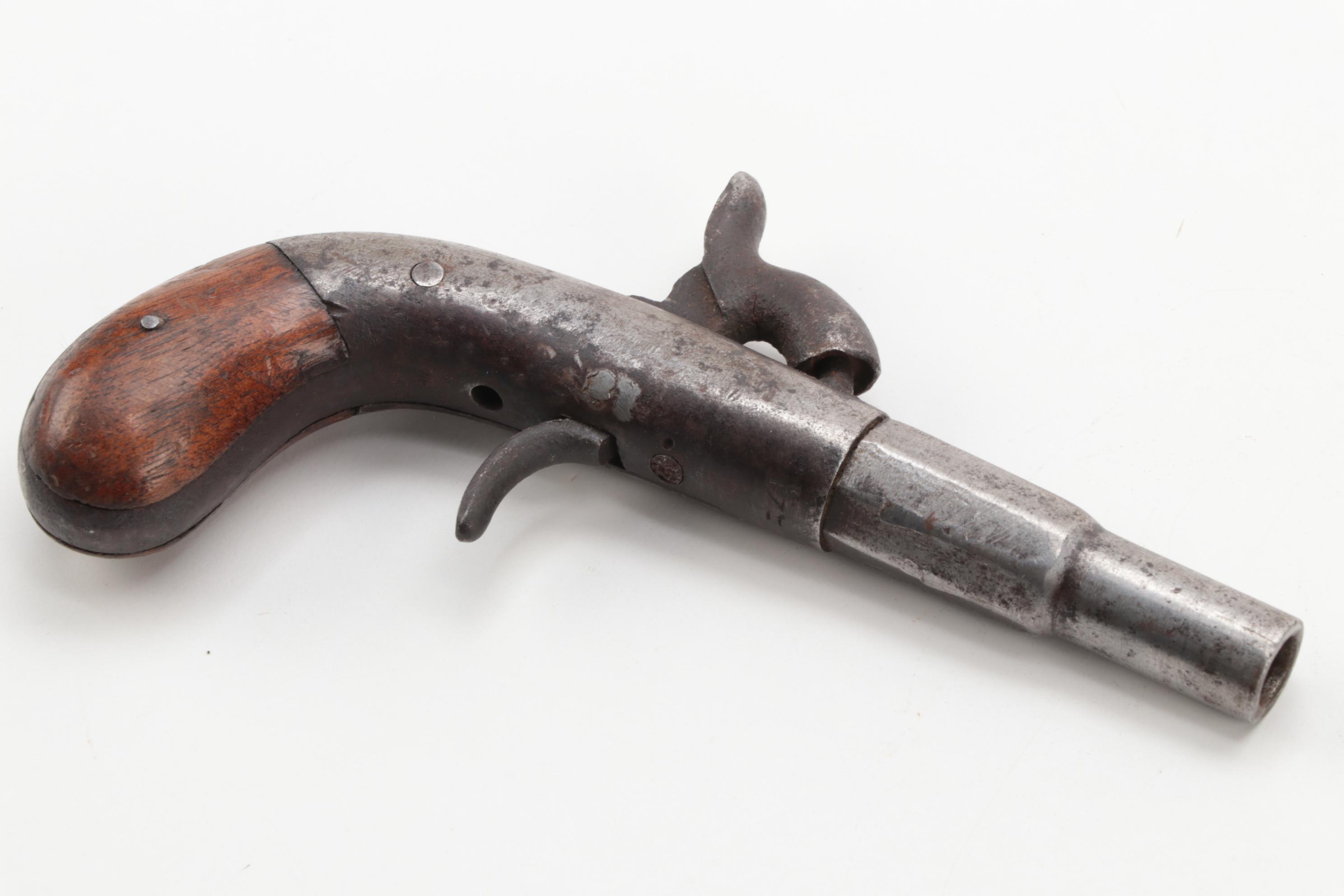Antique Single Shot Percussion Pistol | EBTH