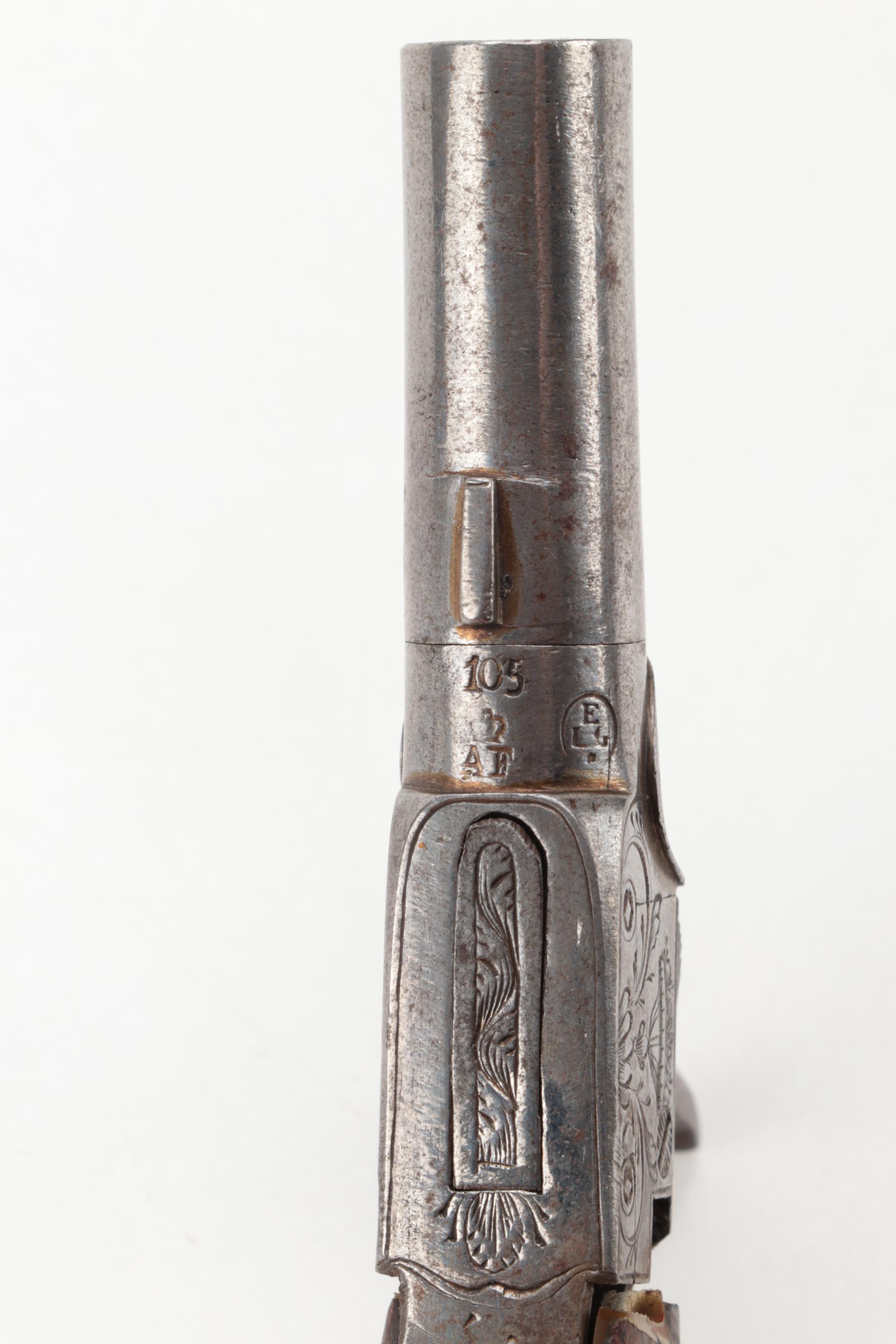 Antique Single Shot Percussion Cap Pistol | EBTH
