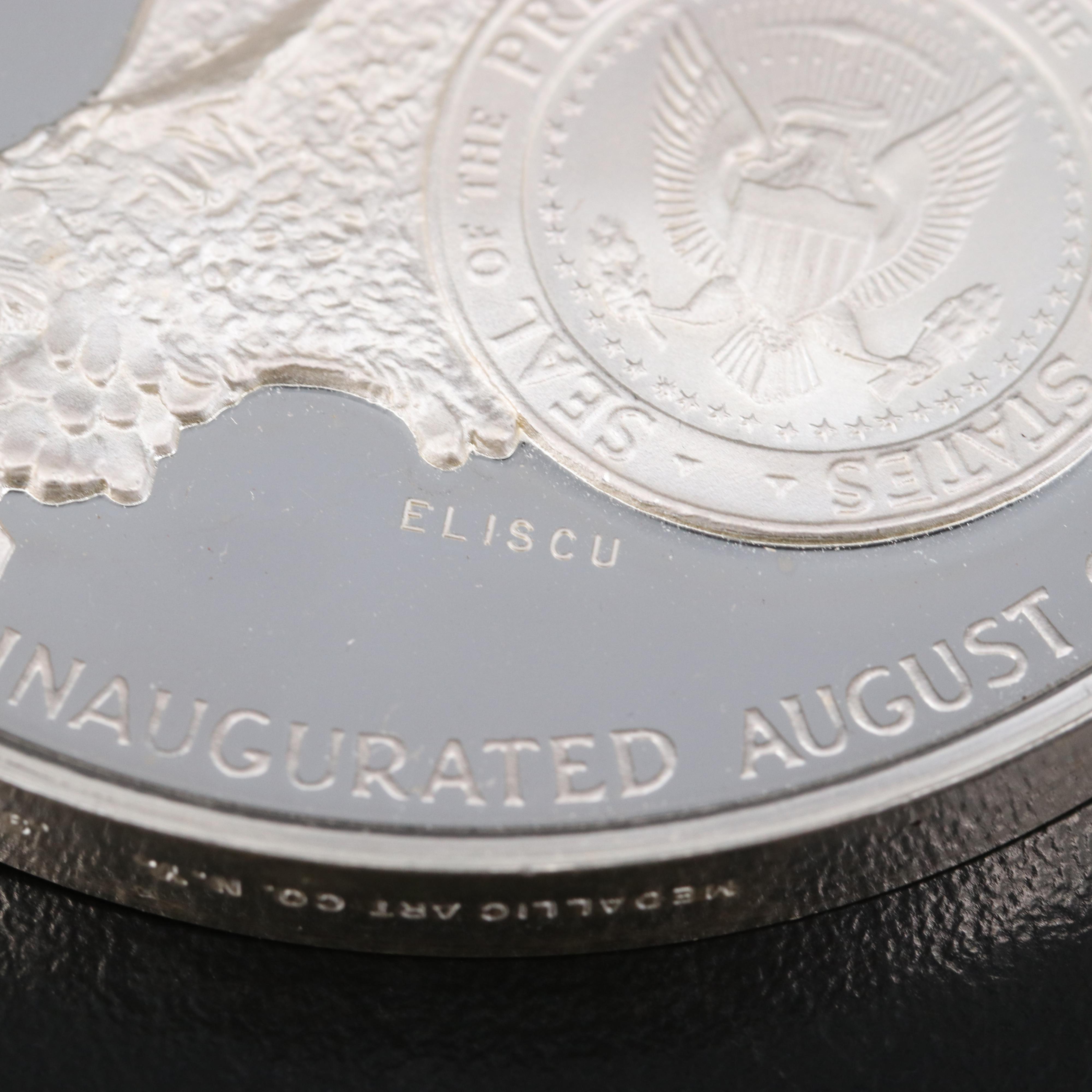 .999 Fine Silver Gerald R. Ford Inauguration Medal, 1974 | EBTH