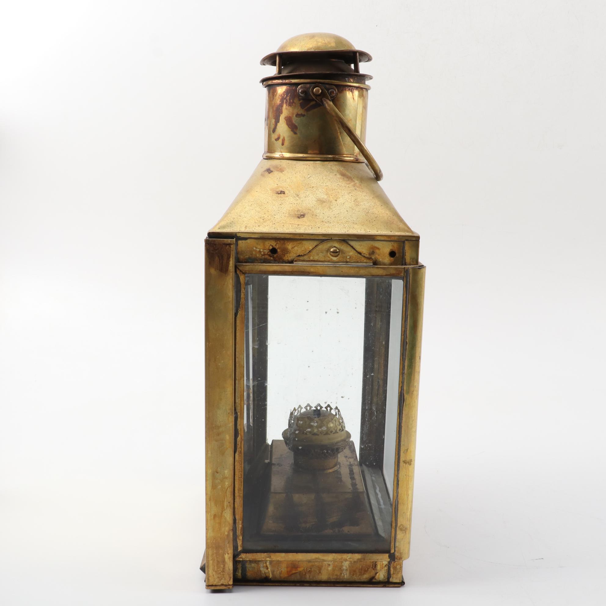 Viking Brass Kerosene Ship Lantern, Early 20th Century | EBTH