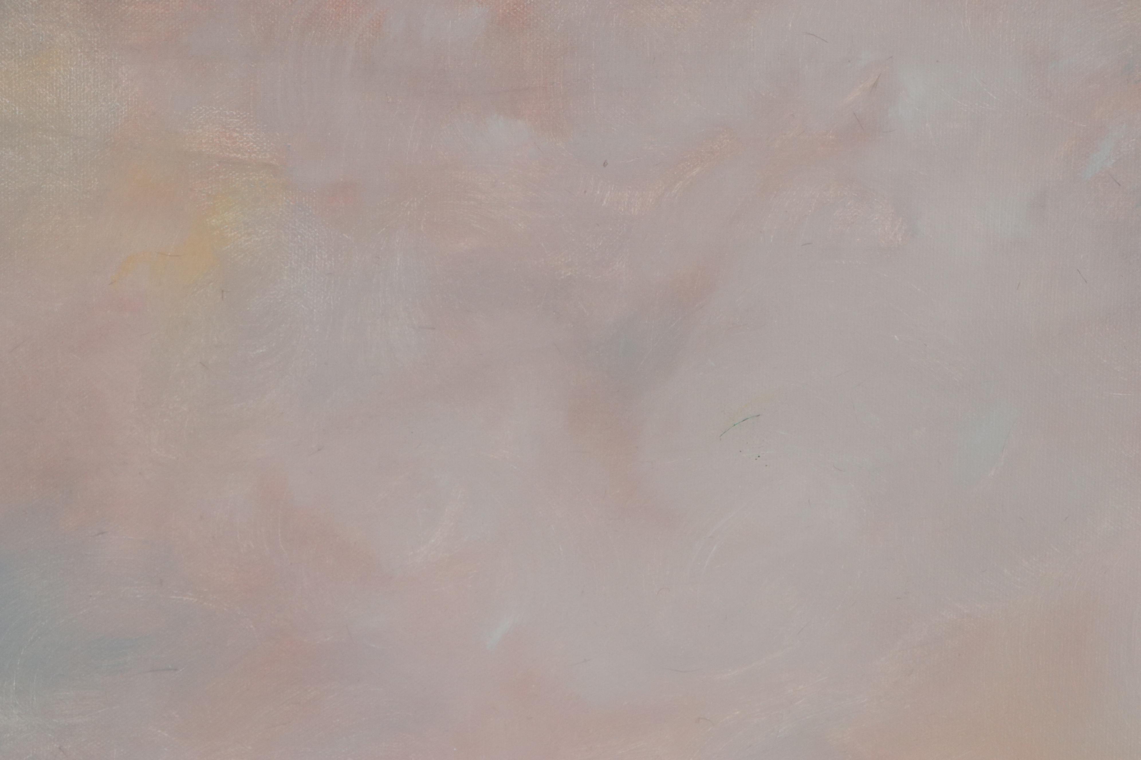 Rebecca Ison Atmospheric Abstract Landscape Oil Painting | EBTH