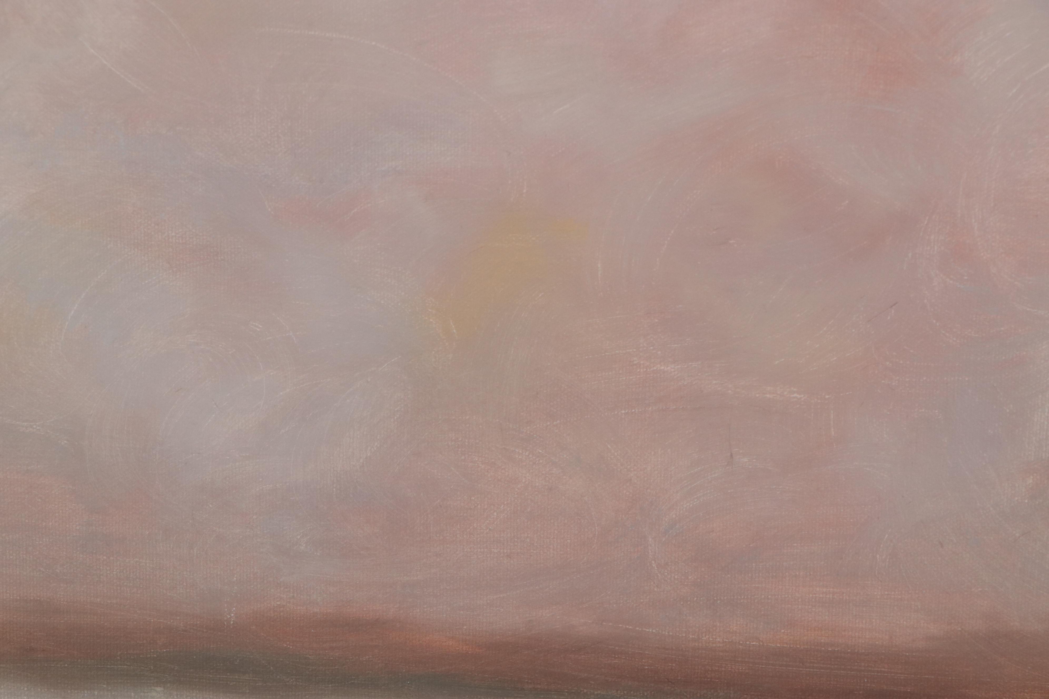 Rebecca Ison Atmospheric Abstract Landscape Oil Painting | EBTH