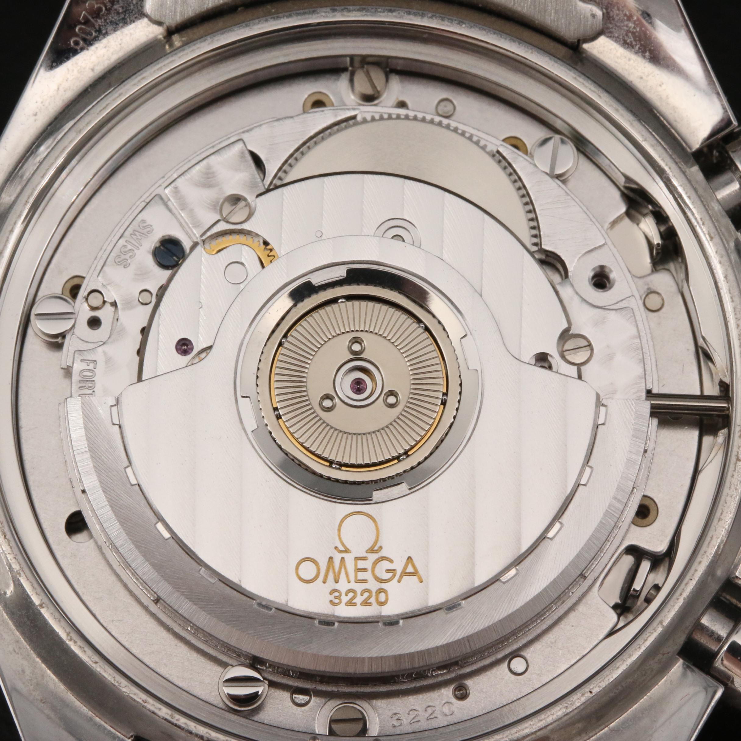 Omega "Speedmaster" Reduced Automatic Wristwatch with Mother of Pearl ...