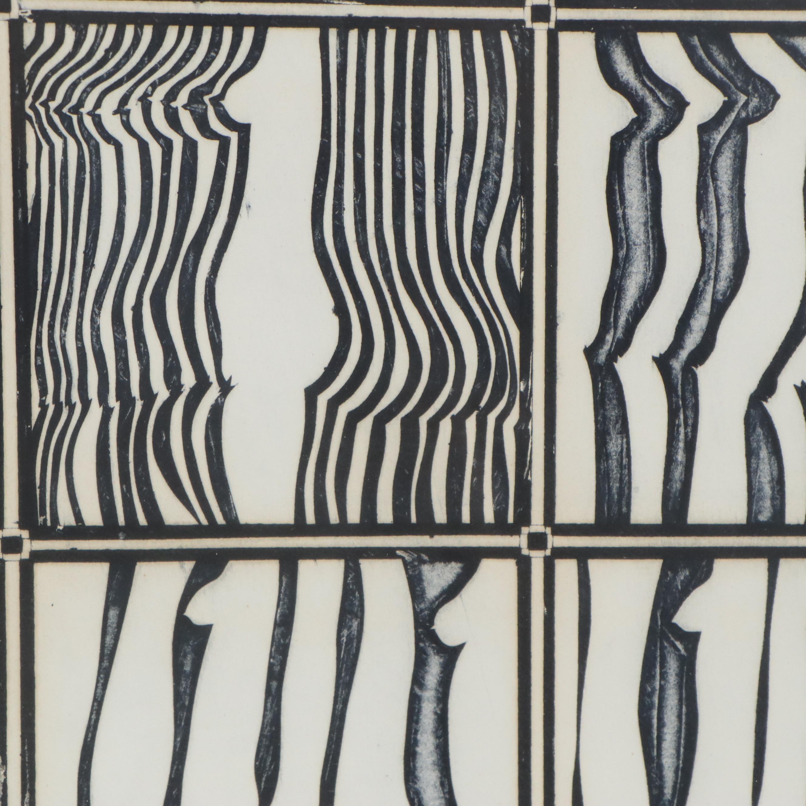 Marcelino Rodriguez Etching with Aquatint "Man + Woman," Late 20th ...