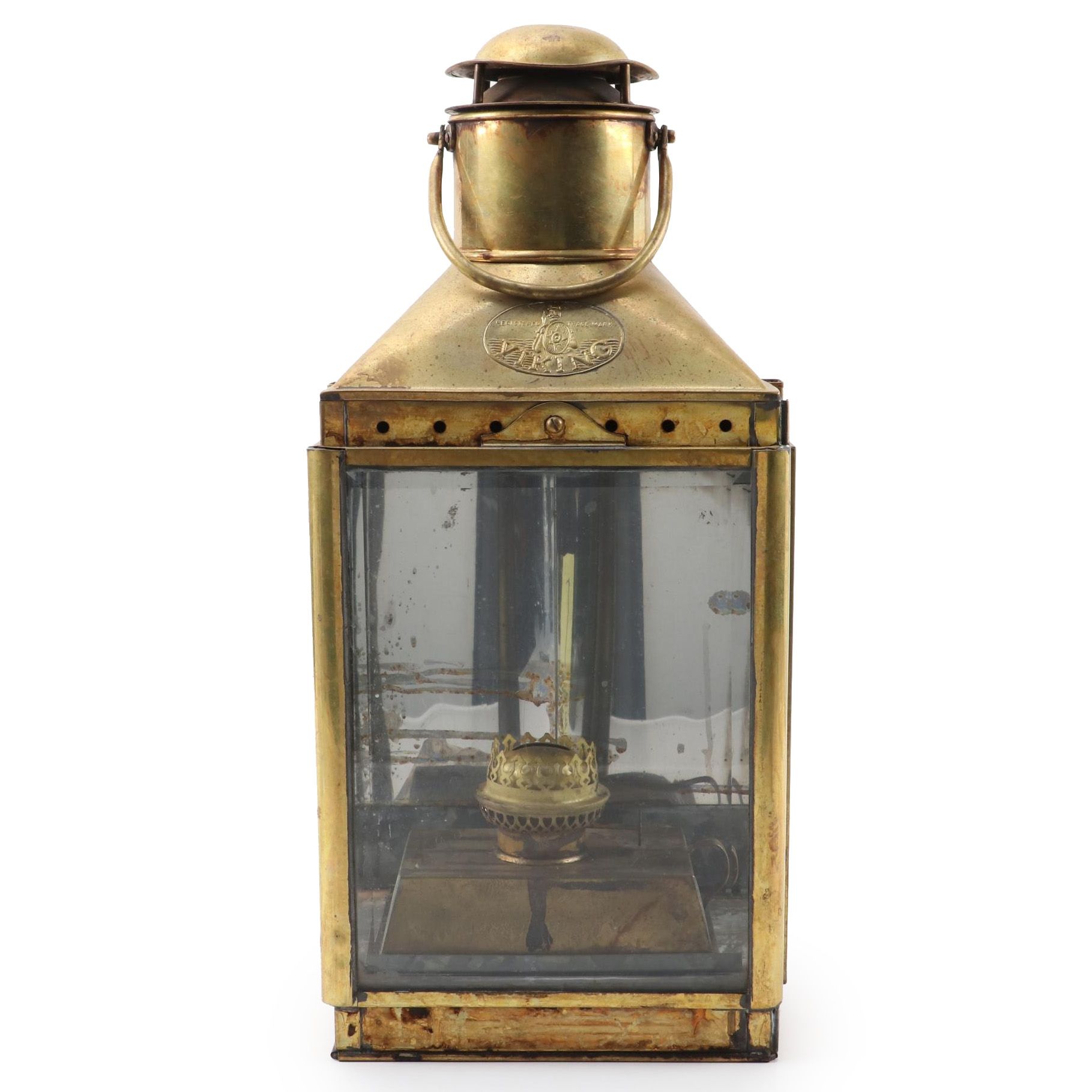 Viking Brass Kerosene Ship Lantern, Early 20th Century | EBTH
