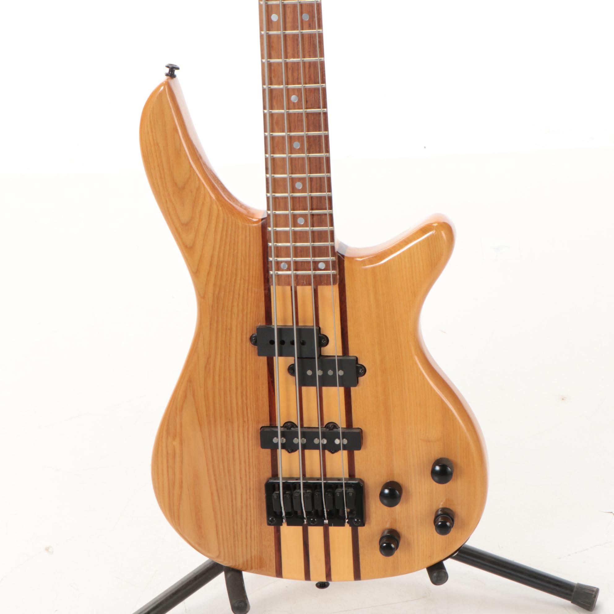 Sunsmile Electric Bass Guitar with 24 Frets and Neck-Through Construction | EBTH