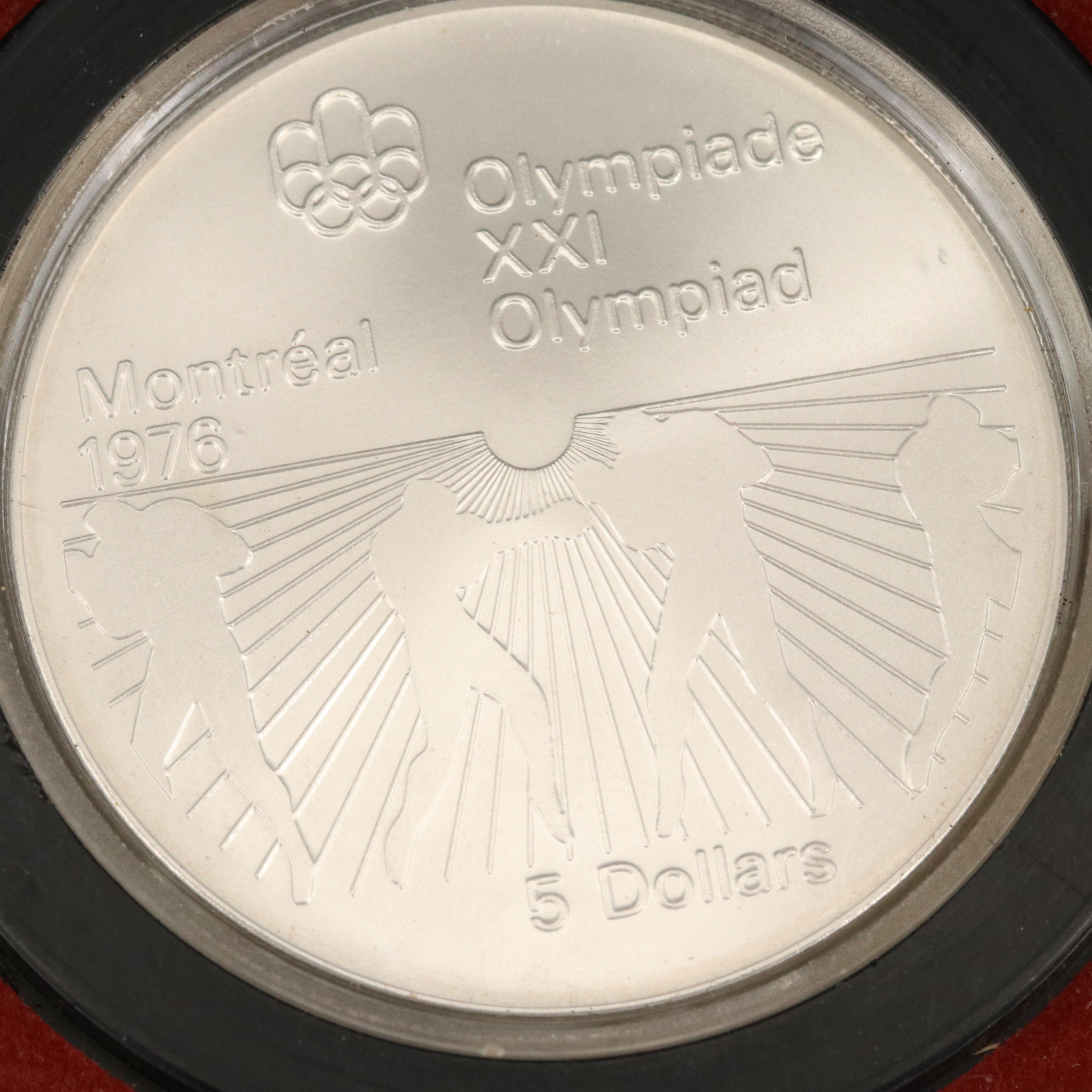 Two 1976 Montreal Olympics Commemorative Coins | EBTH