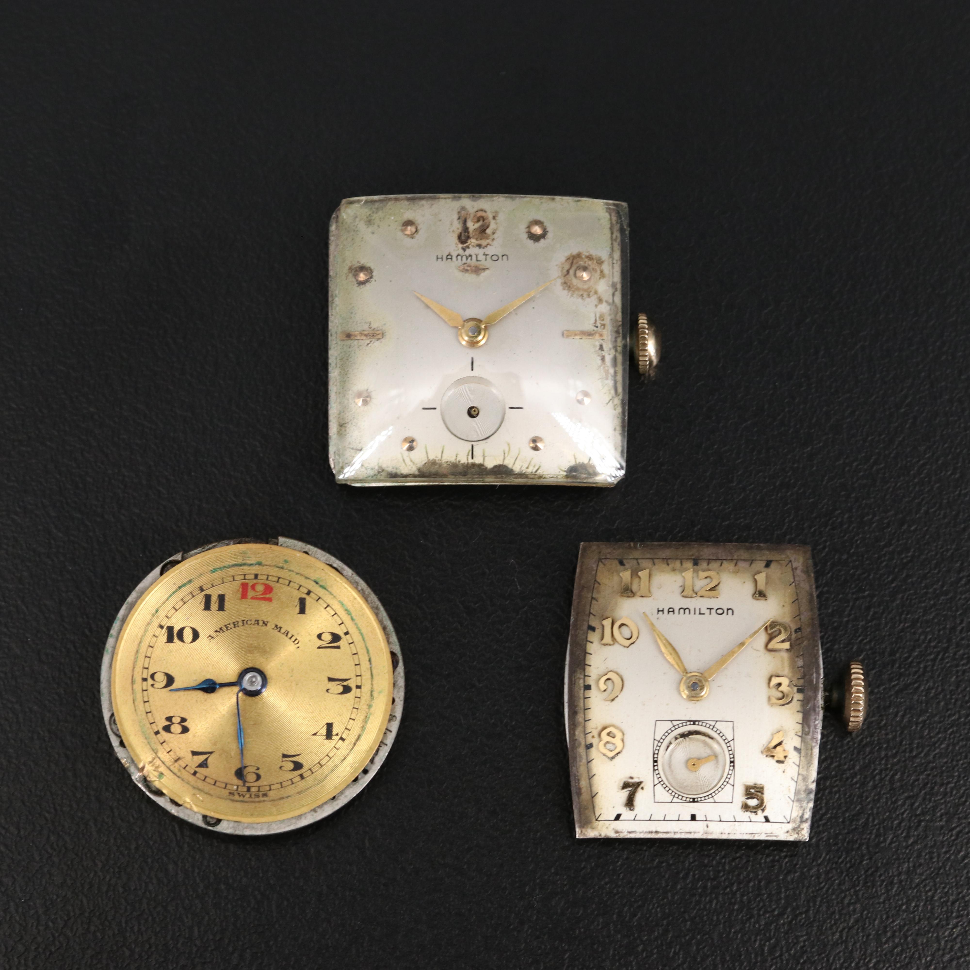 Stem Wind Watch Movements Including Omega, Bulova and Hamilton | EBTH