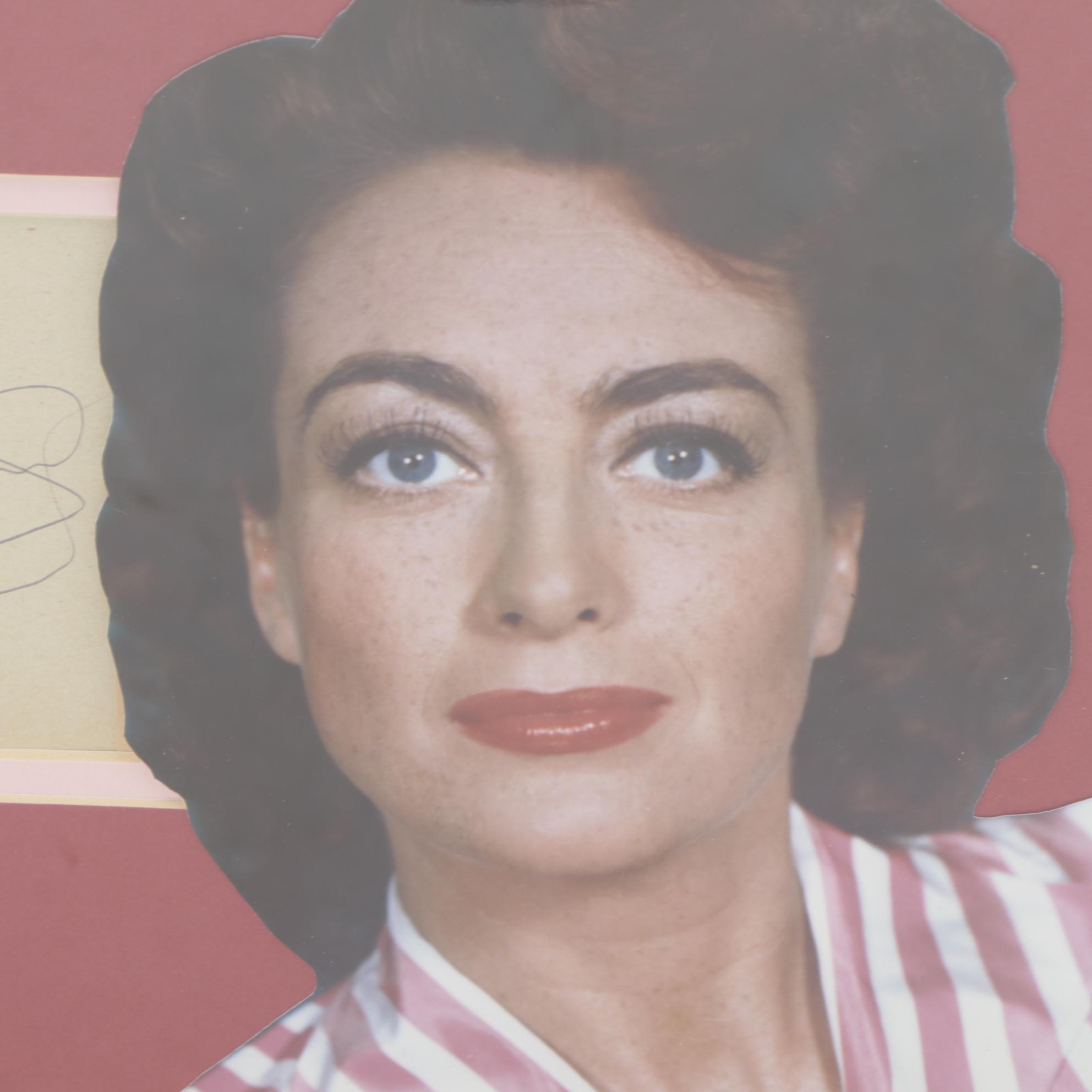 Joan Crawford Autograph Cut and Framed Photo Print Display | EBTH