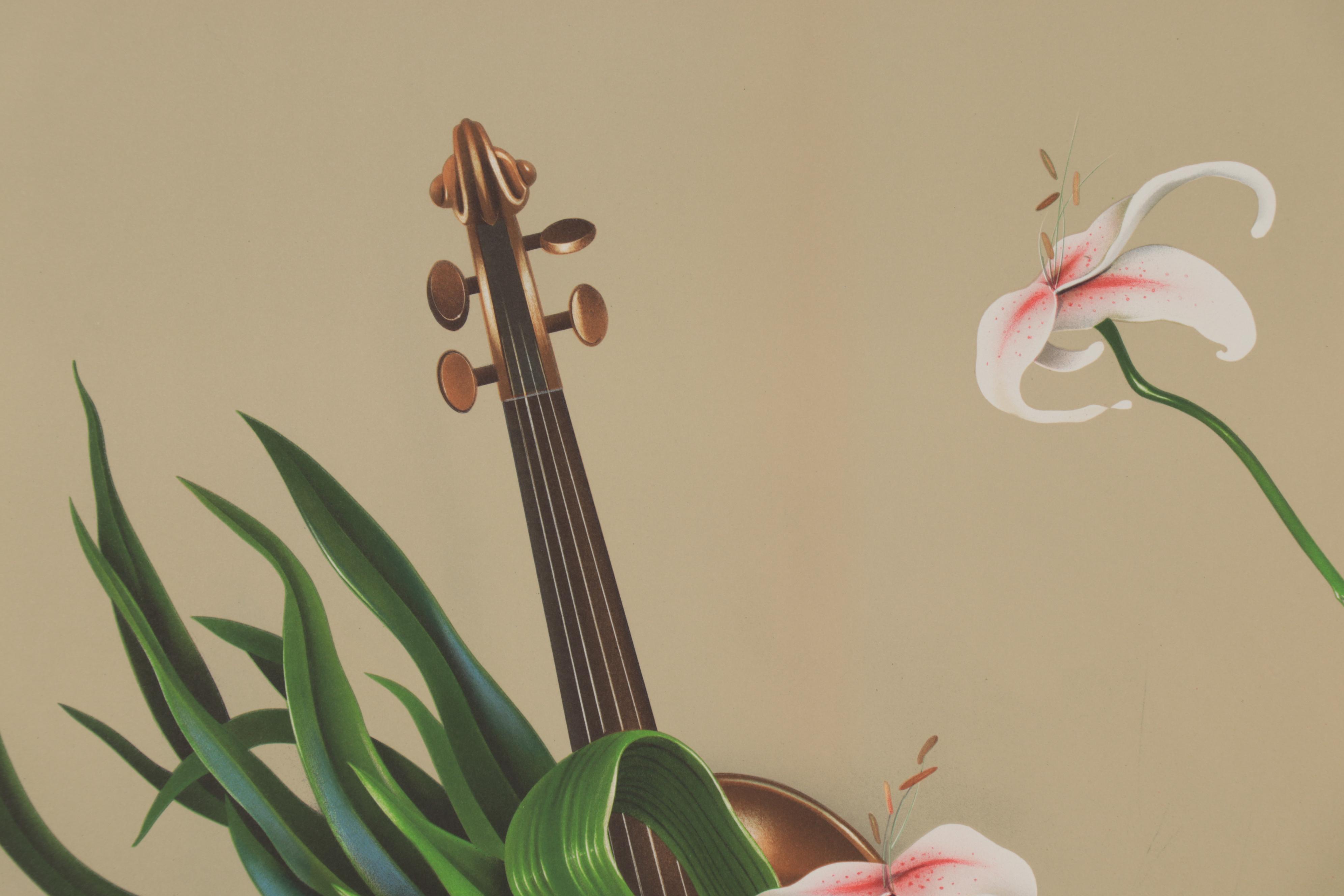 Still Life Lithographs after Jean-Paul Donadini with Violin | EBTH