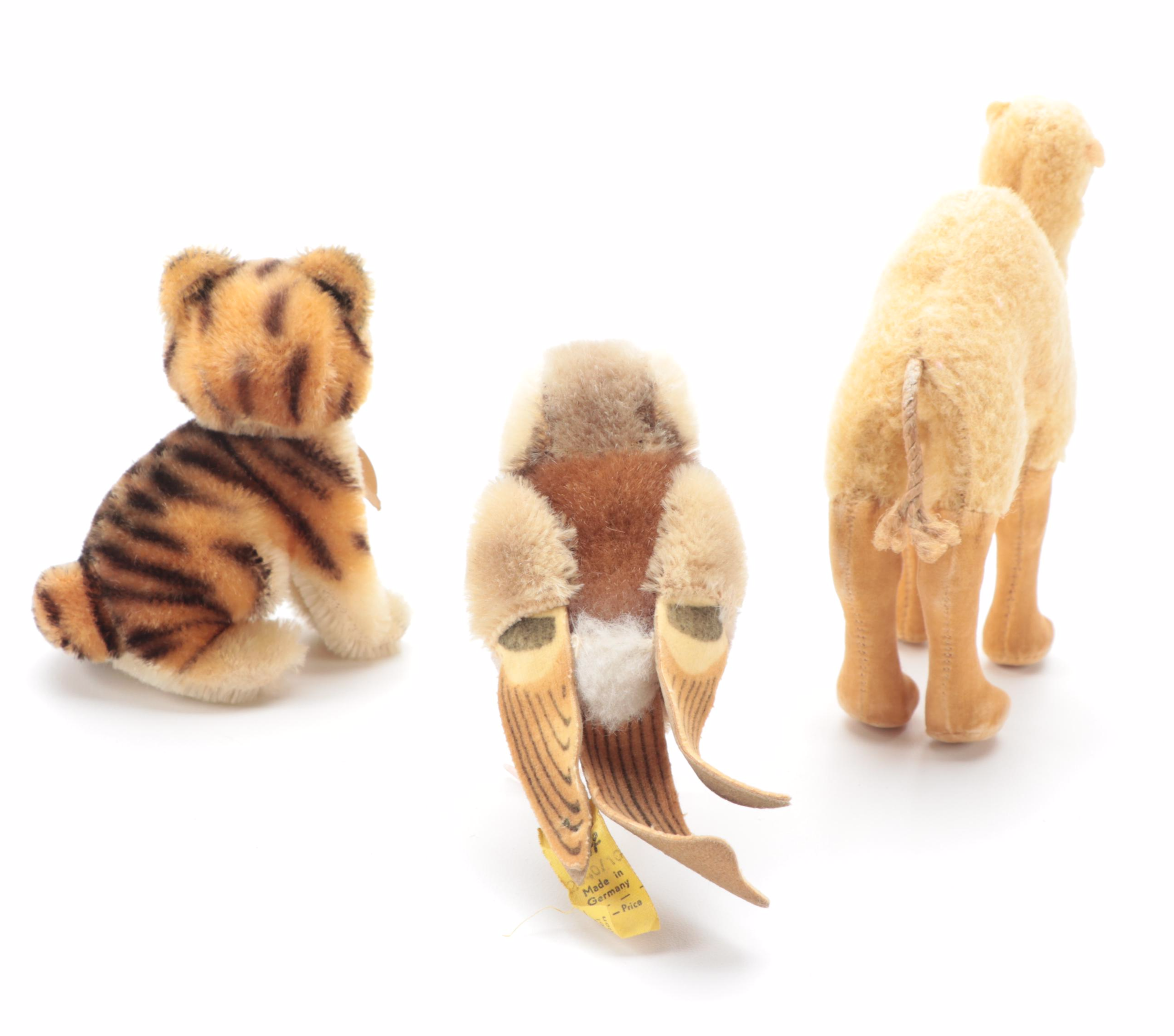 Steiff Stuffed Wild Animals Including Elephant, Lion, Zebra and More | EBTH