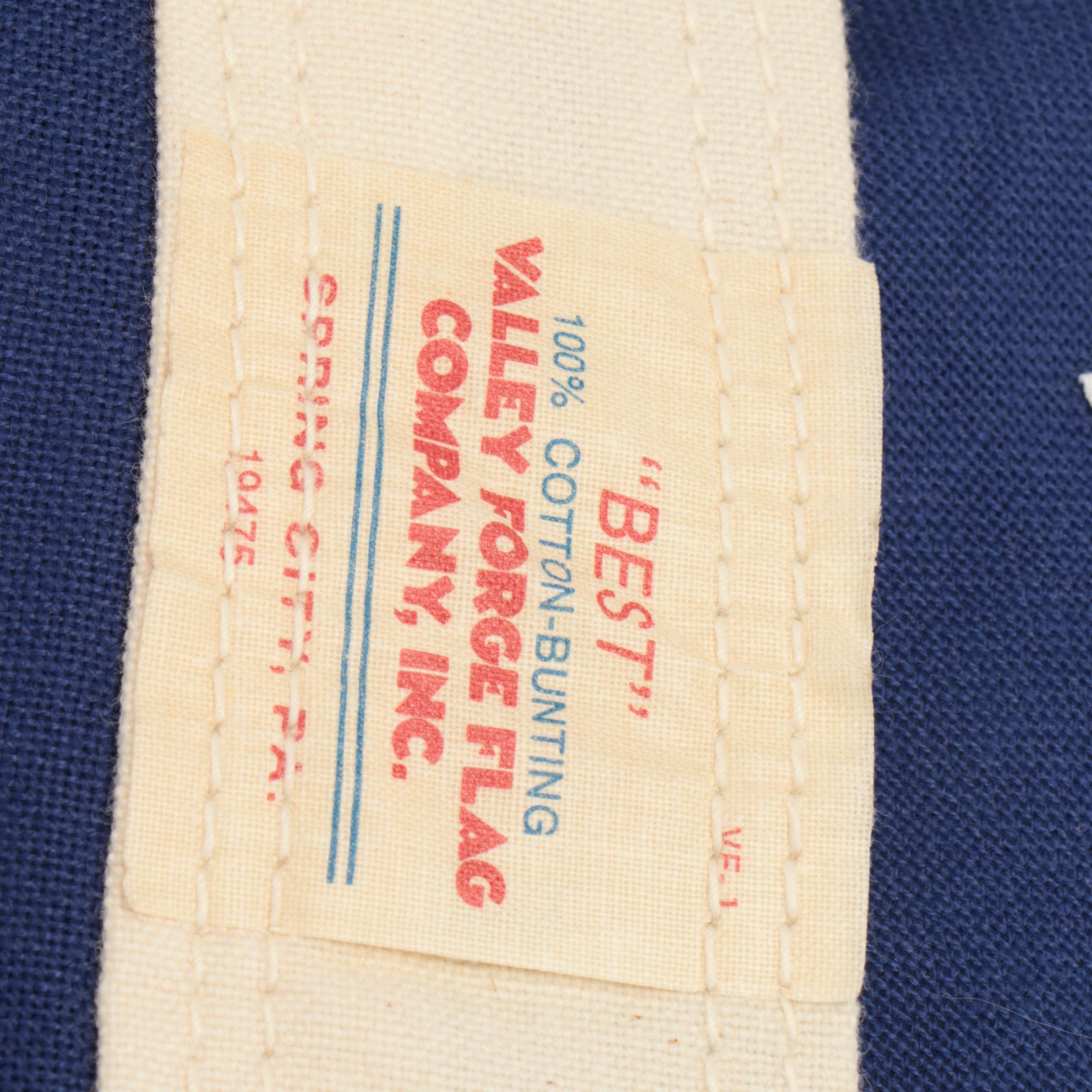 Valley Forge Flag Company Cotton Fifty-Star American Flag | EBTH