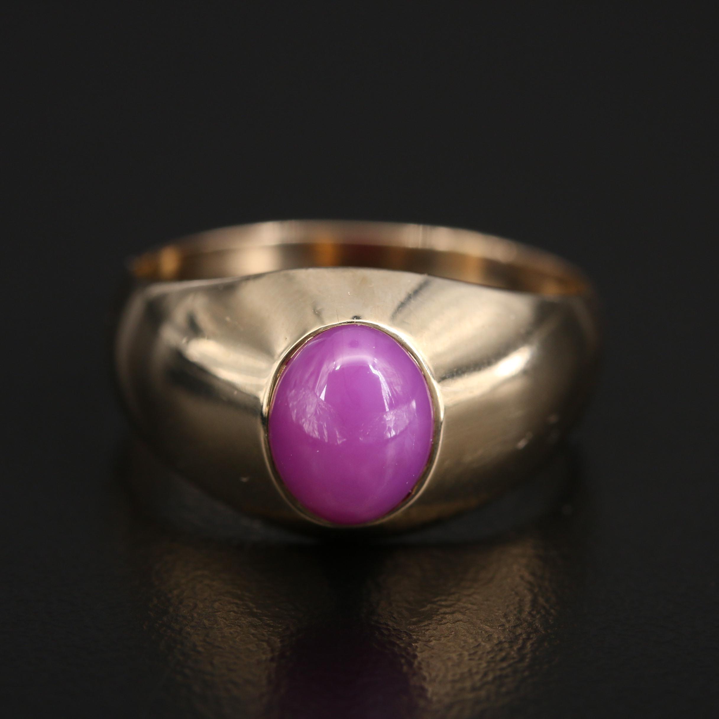 14K Star Ruby Ring | EBTH