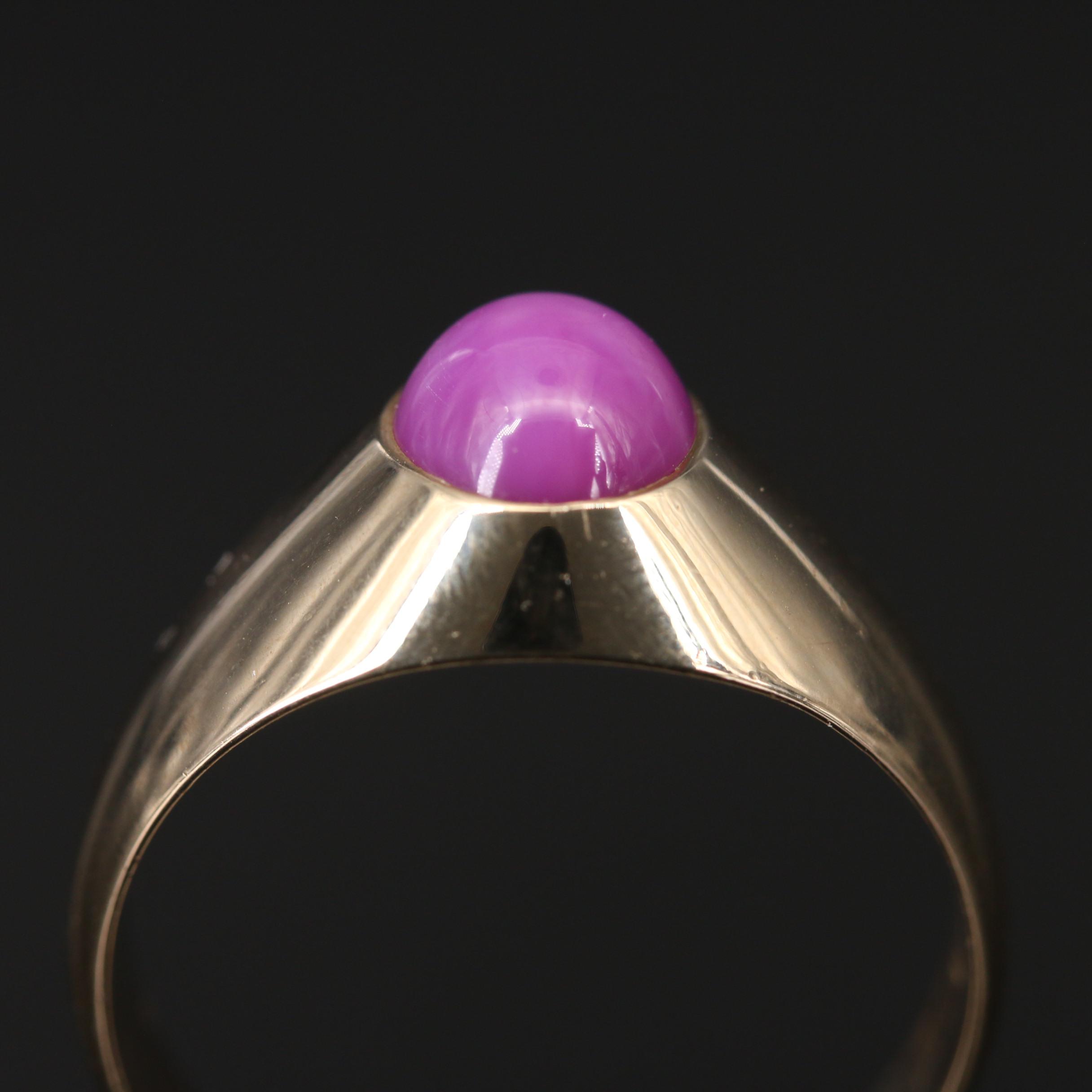 14K Star Ruby Ring | EBTH