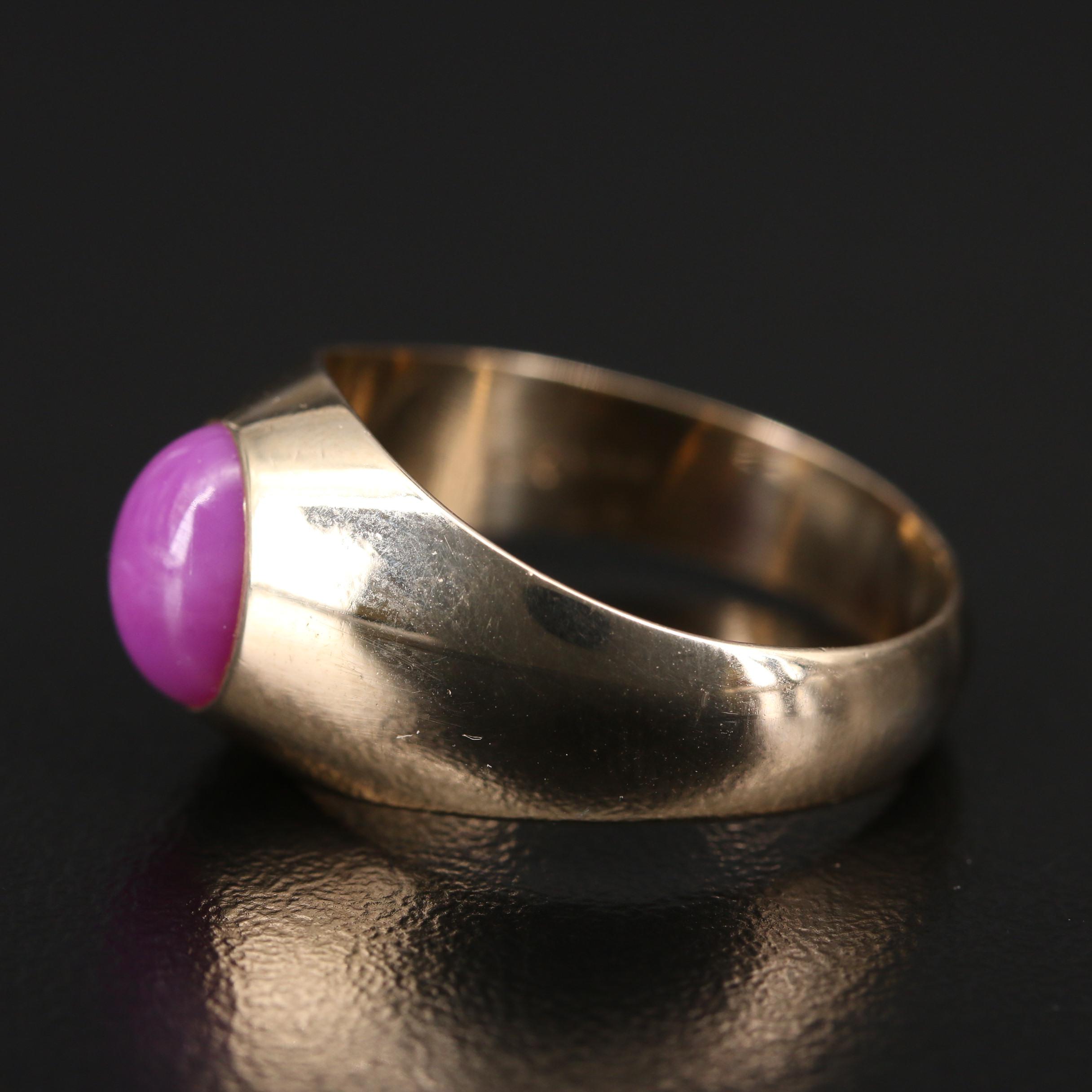 14K Star Ruby Ring | EBTH