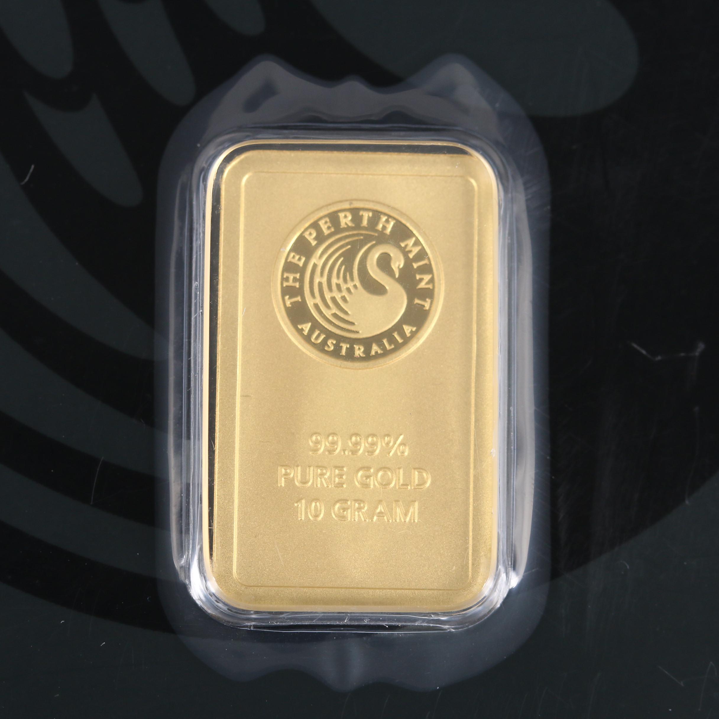 10 Gram .9999 Fine Gold Ingot | EBTH