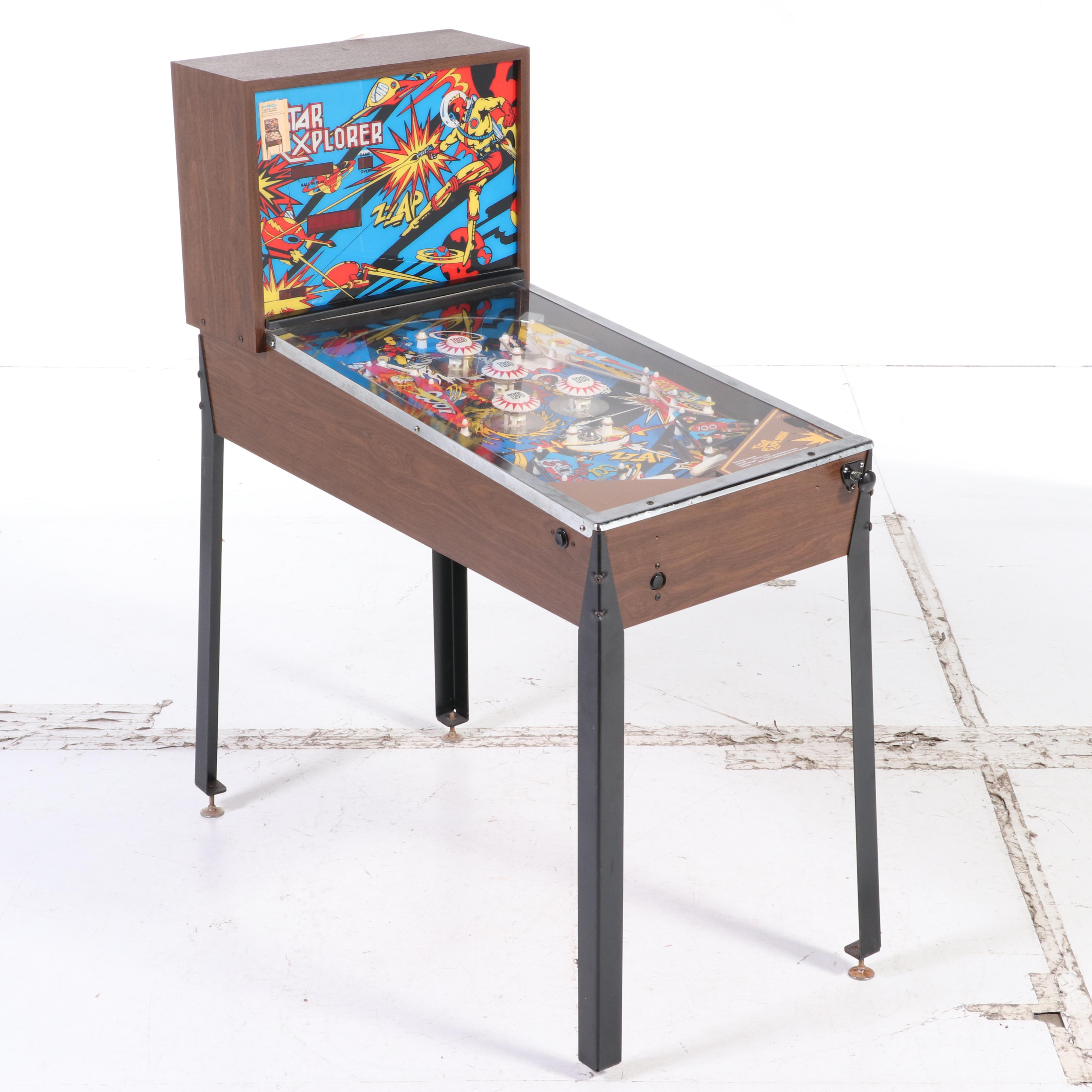 Star Explorer Electric Arcade Pinball Machine | EBTH