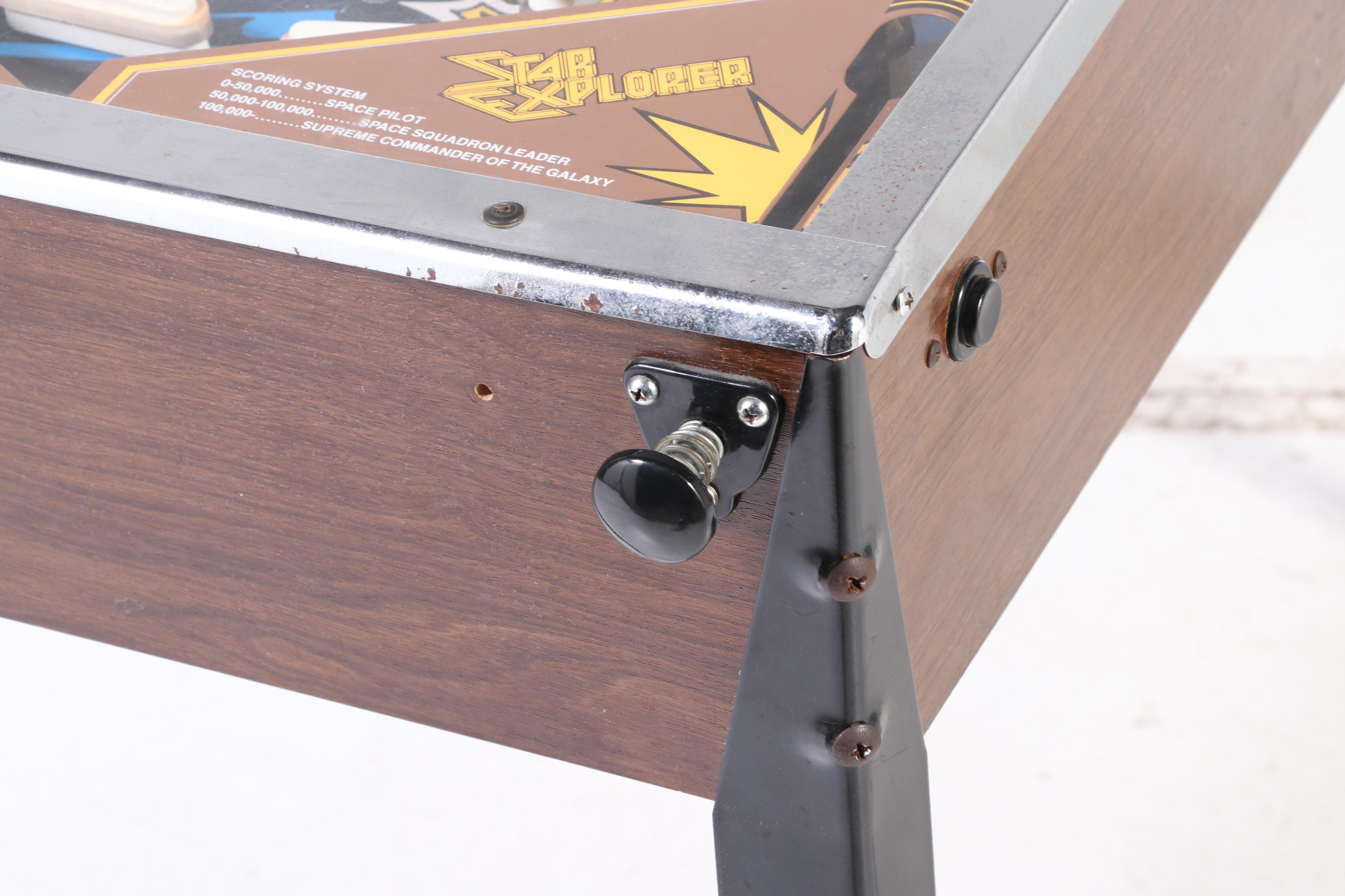 Star Explorer Electric Arcade Pinball Machine | EBTH