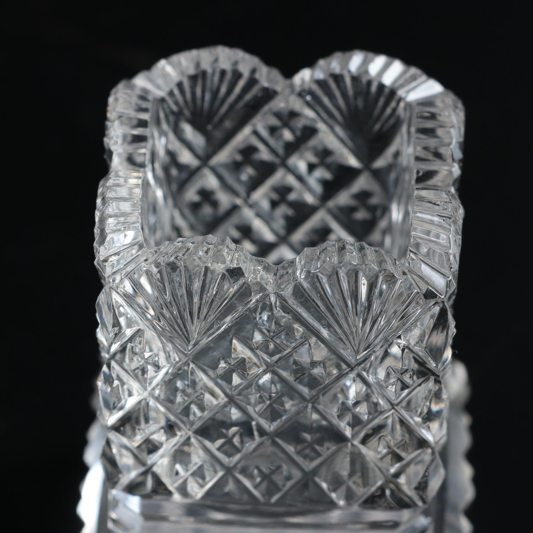 American Brilliant Cut and Early Pattern Glass Vases, Cups and Bowls | EBTH