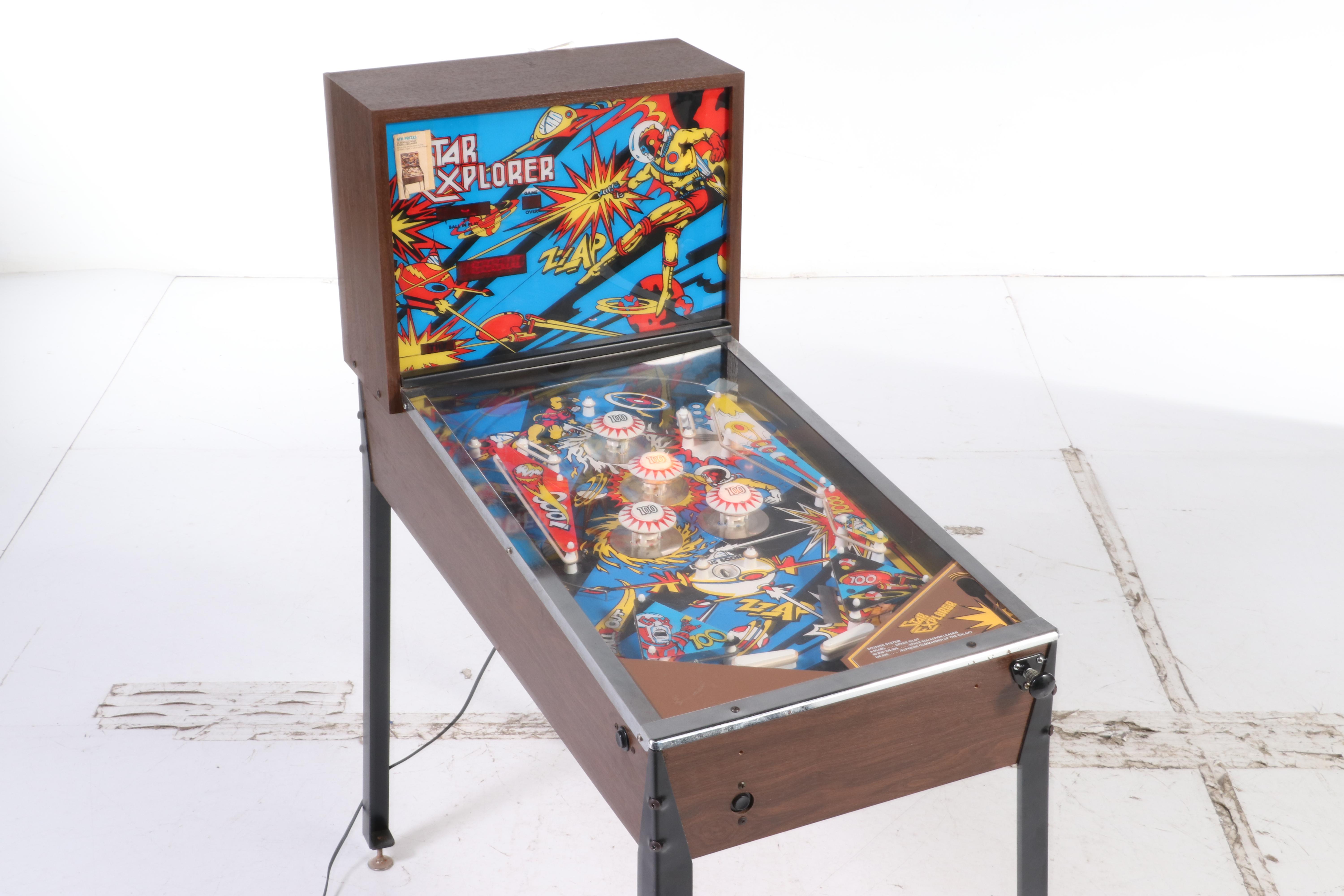 Star Explorer Electric Arcade Pinball Machine | EBTH