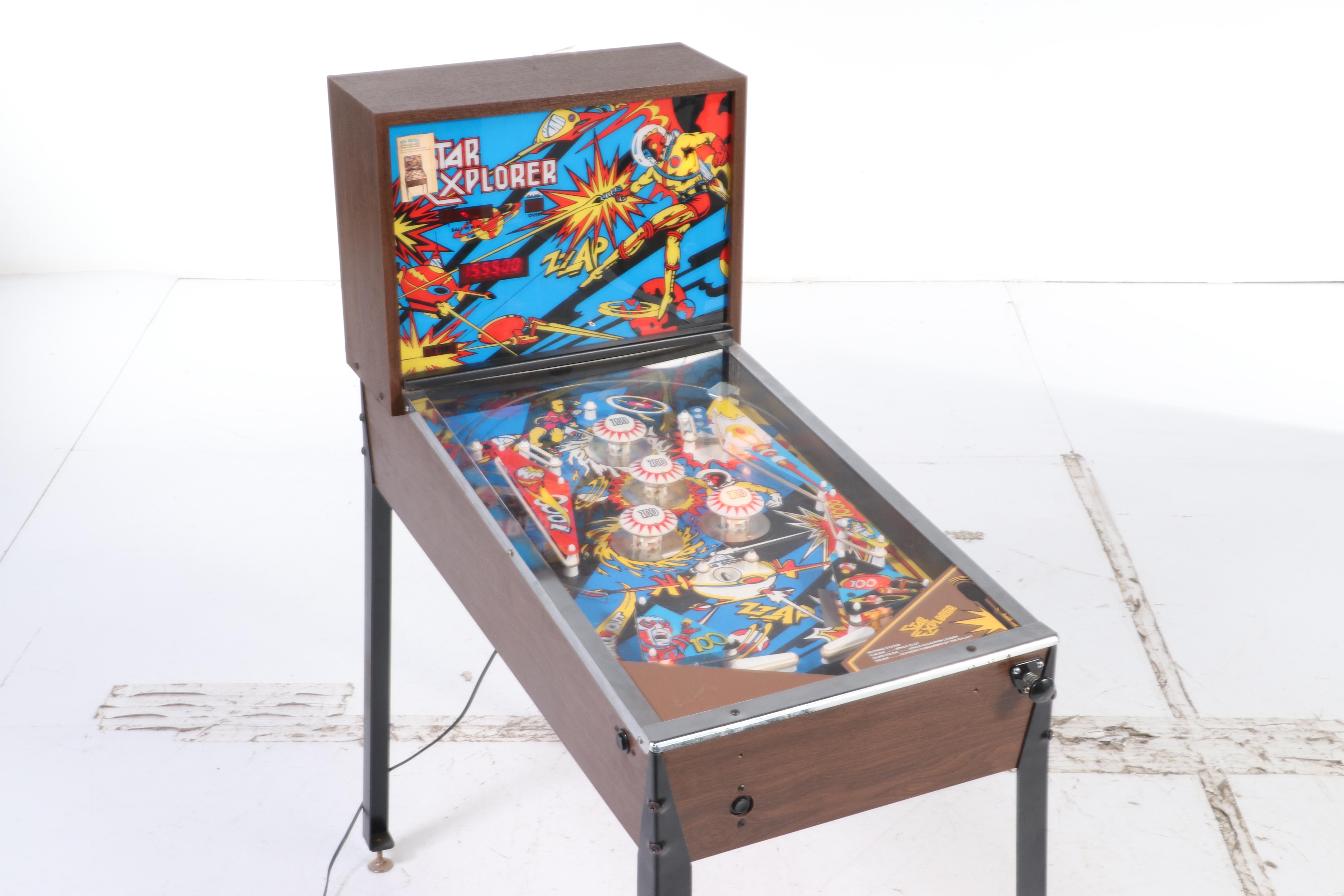 Star Explorer Electric Arcade Pinball Machine | EBTH