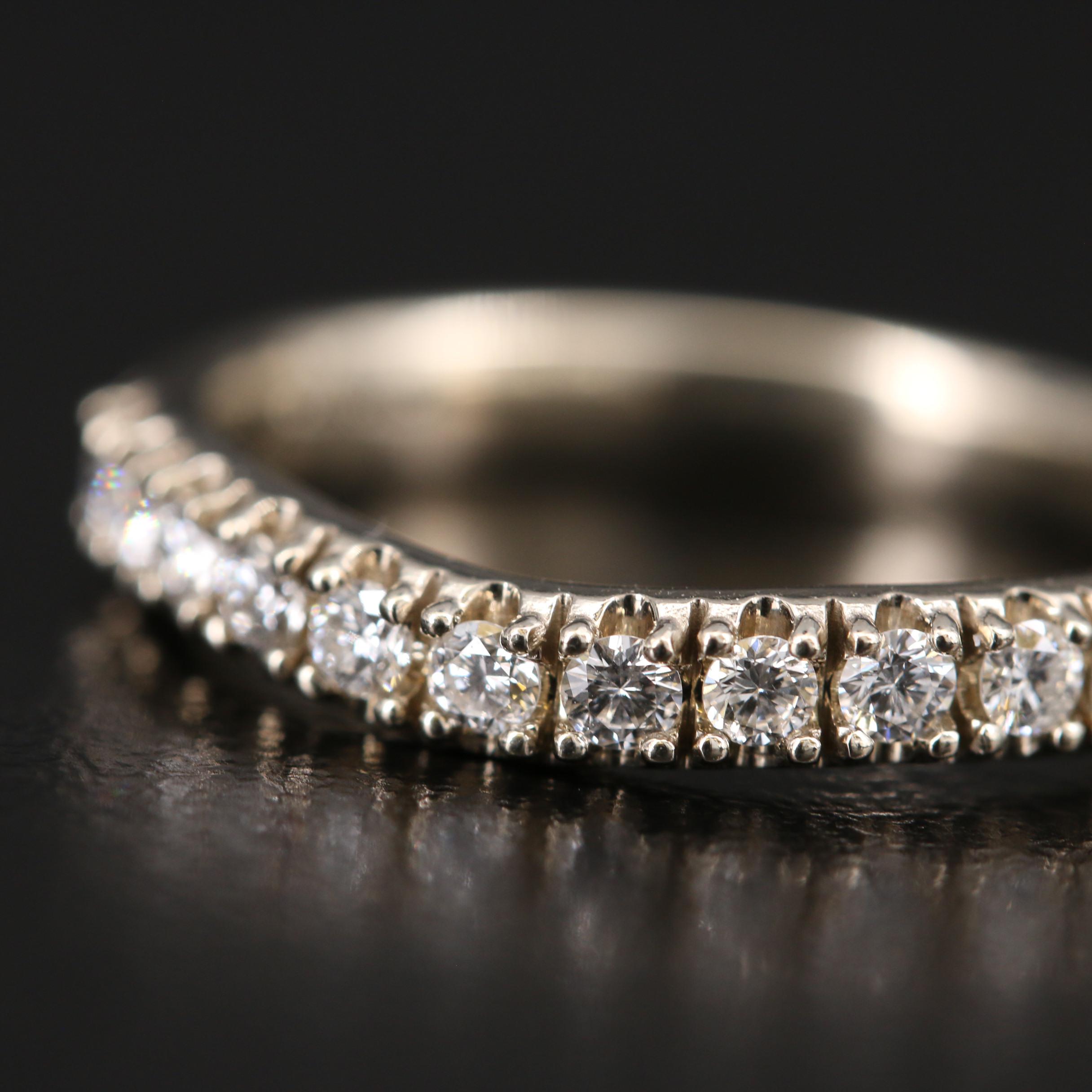 14K Diamond Contour Band | EBTH