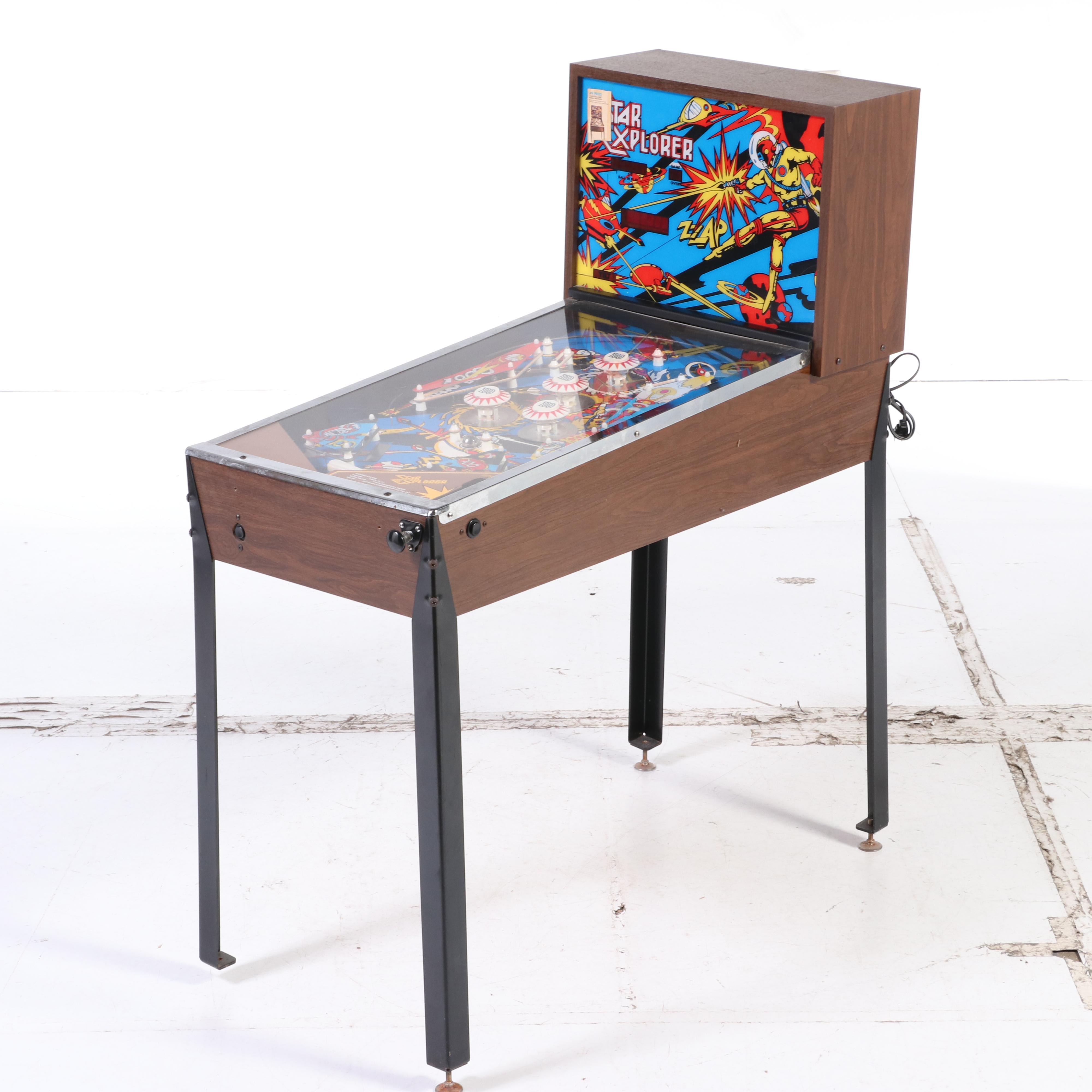 Star Explorer Electric Arcade Pinball Machine | EBTH