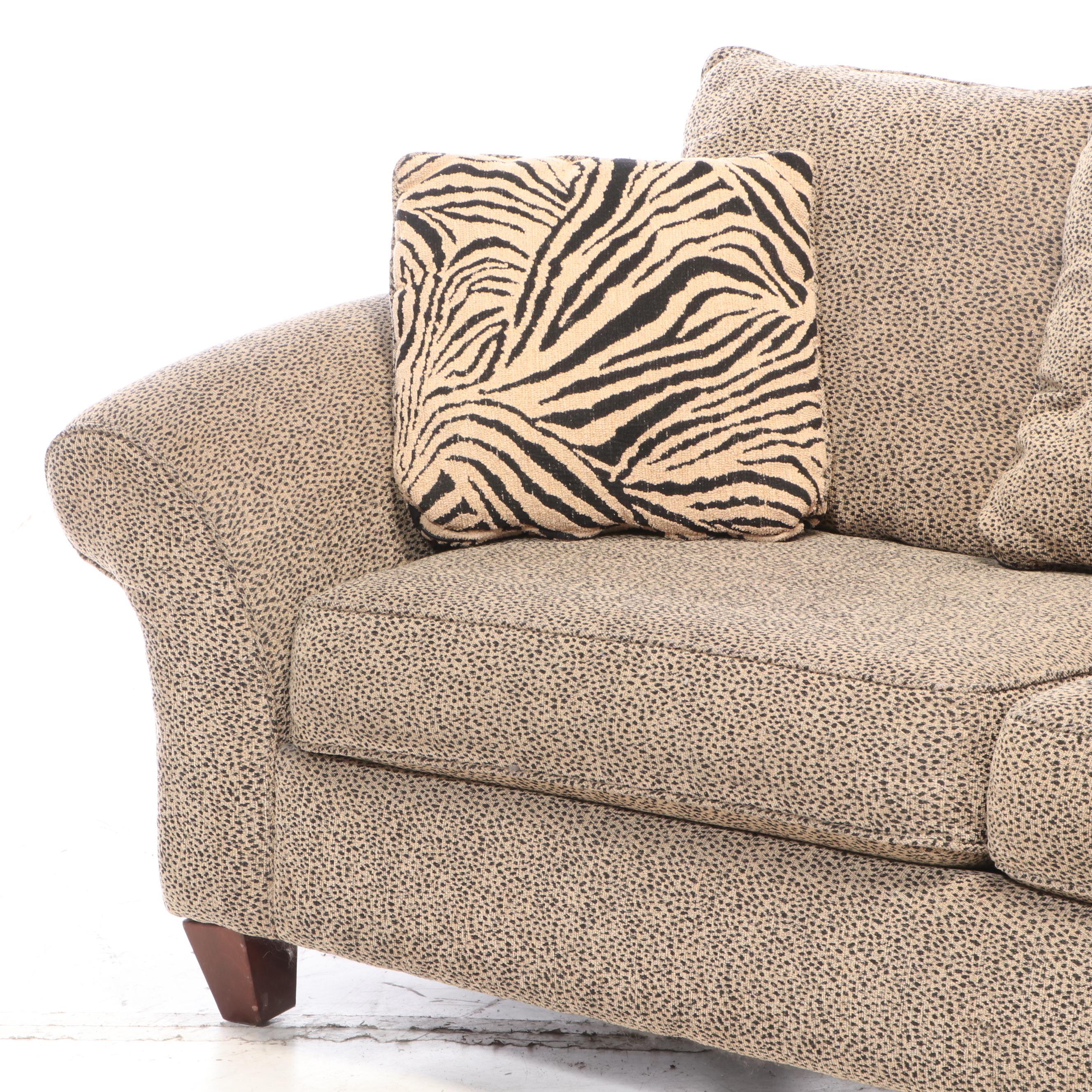 Klaussner Contemporary Rolled Arm Two-Seat Upholstered Sofa | EBTH