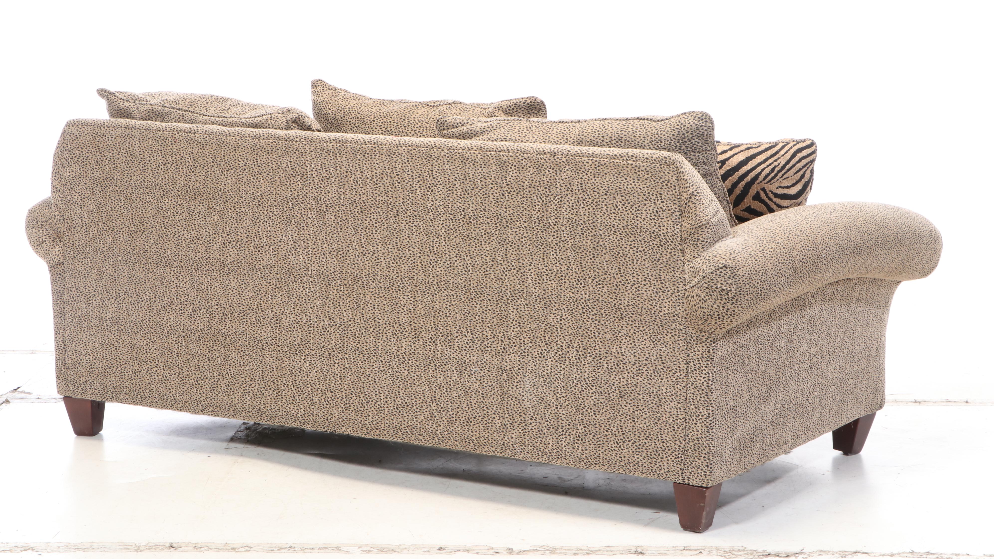 Klaussner Contemporary Rolled Arm Two-Seat Upholstered Sofa | EBTH