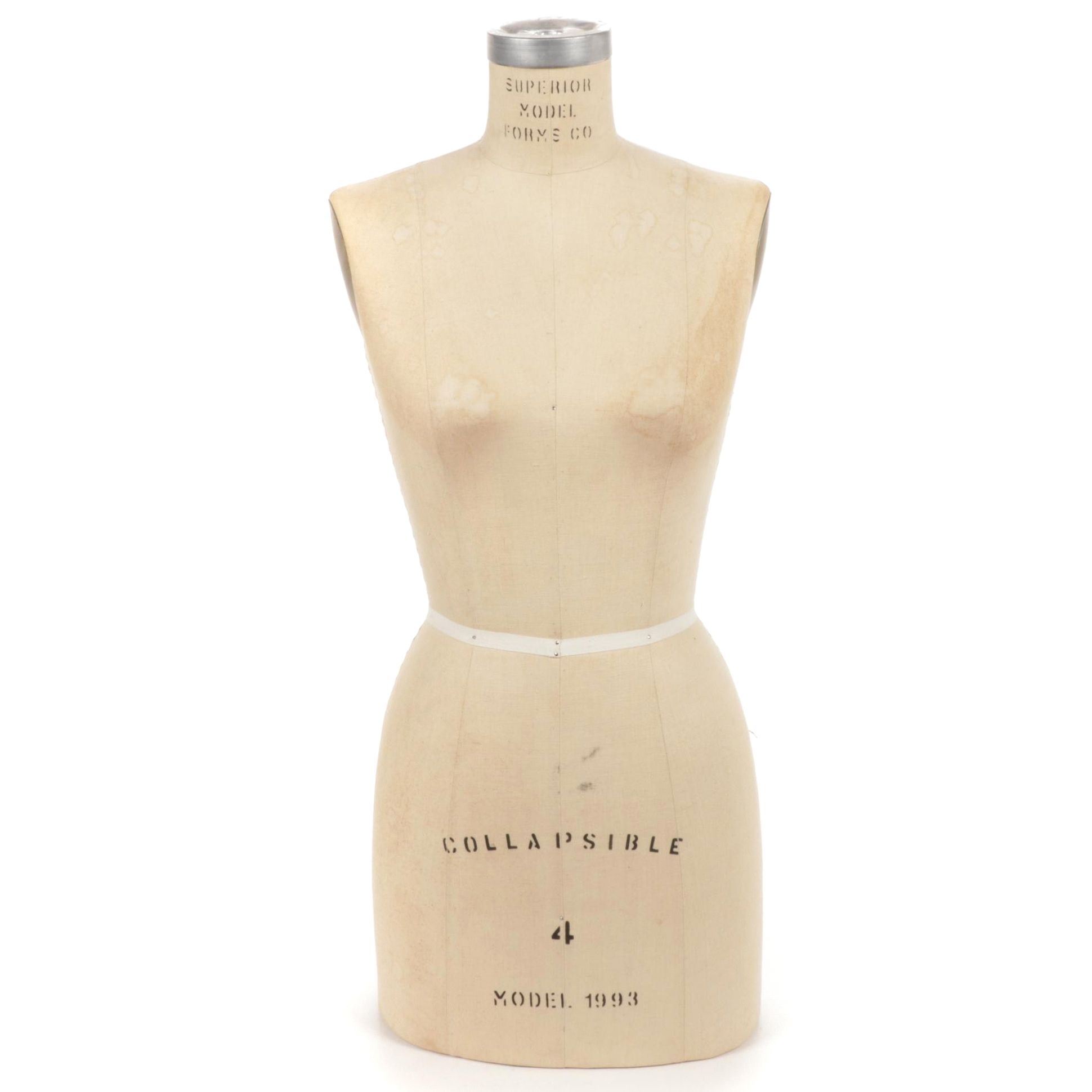 Superior Model Forms Company Model 1993 Collapsible Dress Form | EBTH