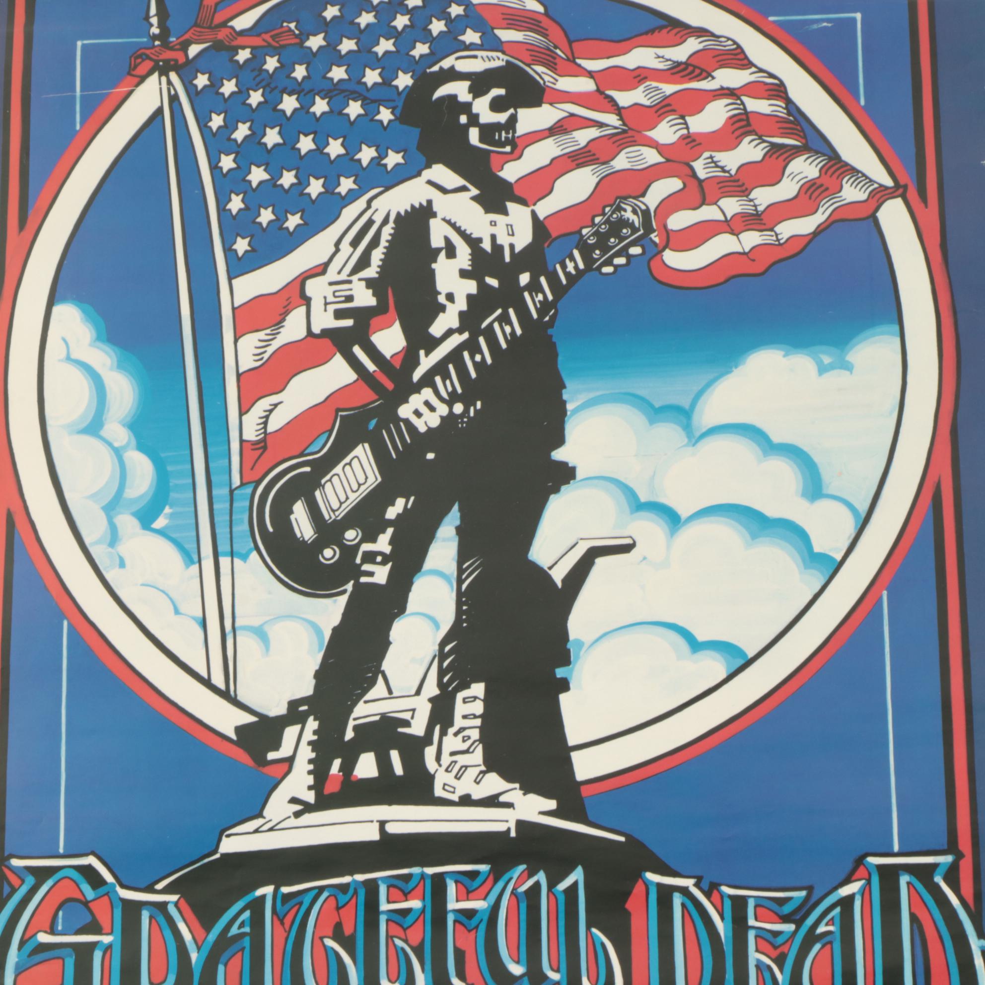 Grateful Dead Music Posters Commemorating 20 Years and 50 Years, and ...