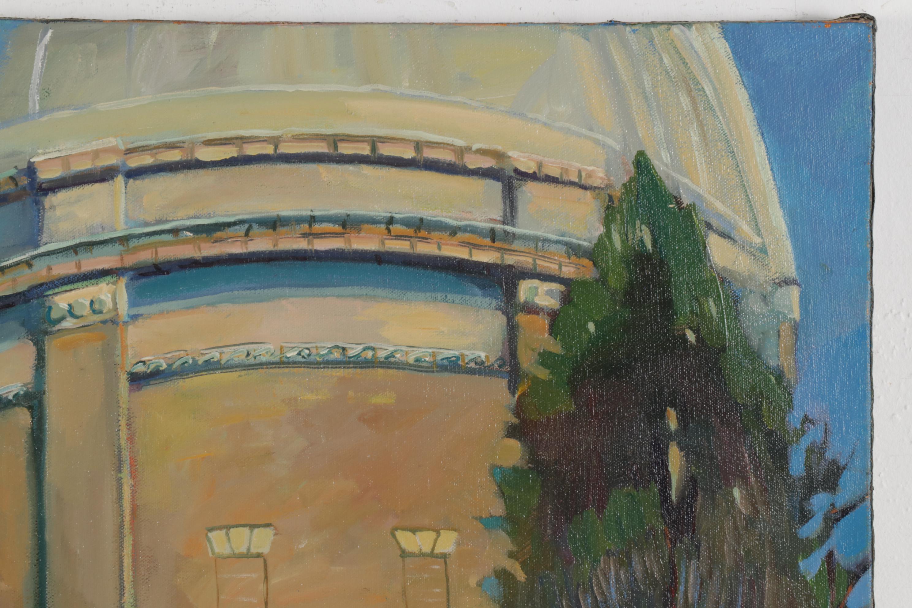William Pfahl Oil Painting "Allegheny Observatory," circa 2003 | EBTH