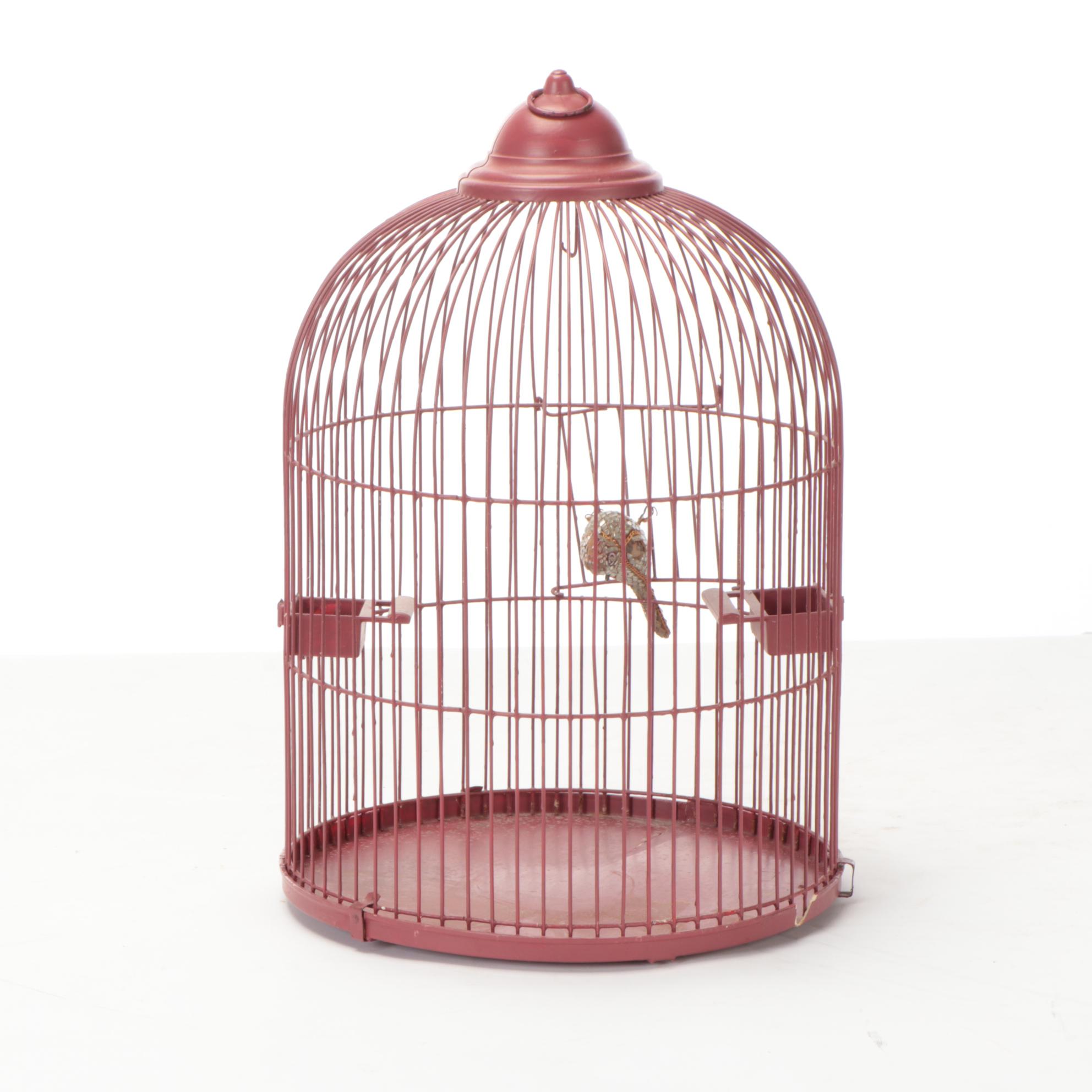 Mid Century Modern and BECO Chinoiserie Style Bird Cages, Mid/Late 20th ...