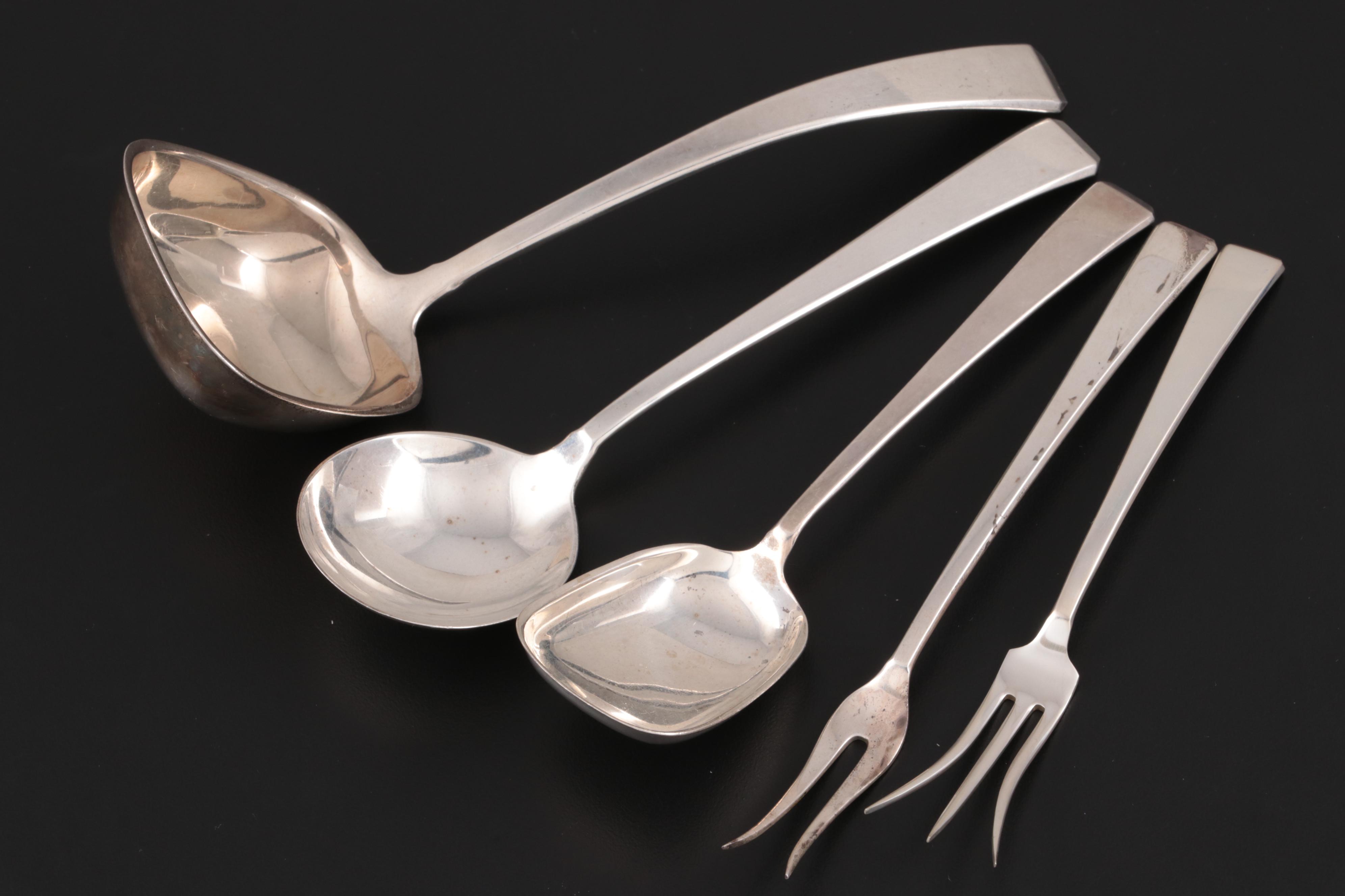Towle "Craftsman" Sterling Silver Serving Utensils | EBTH